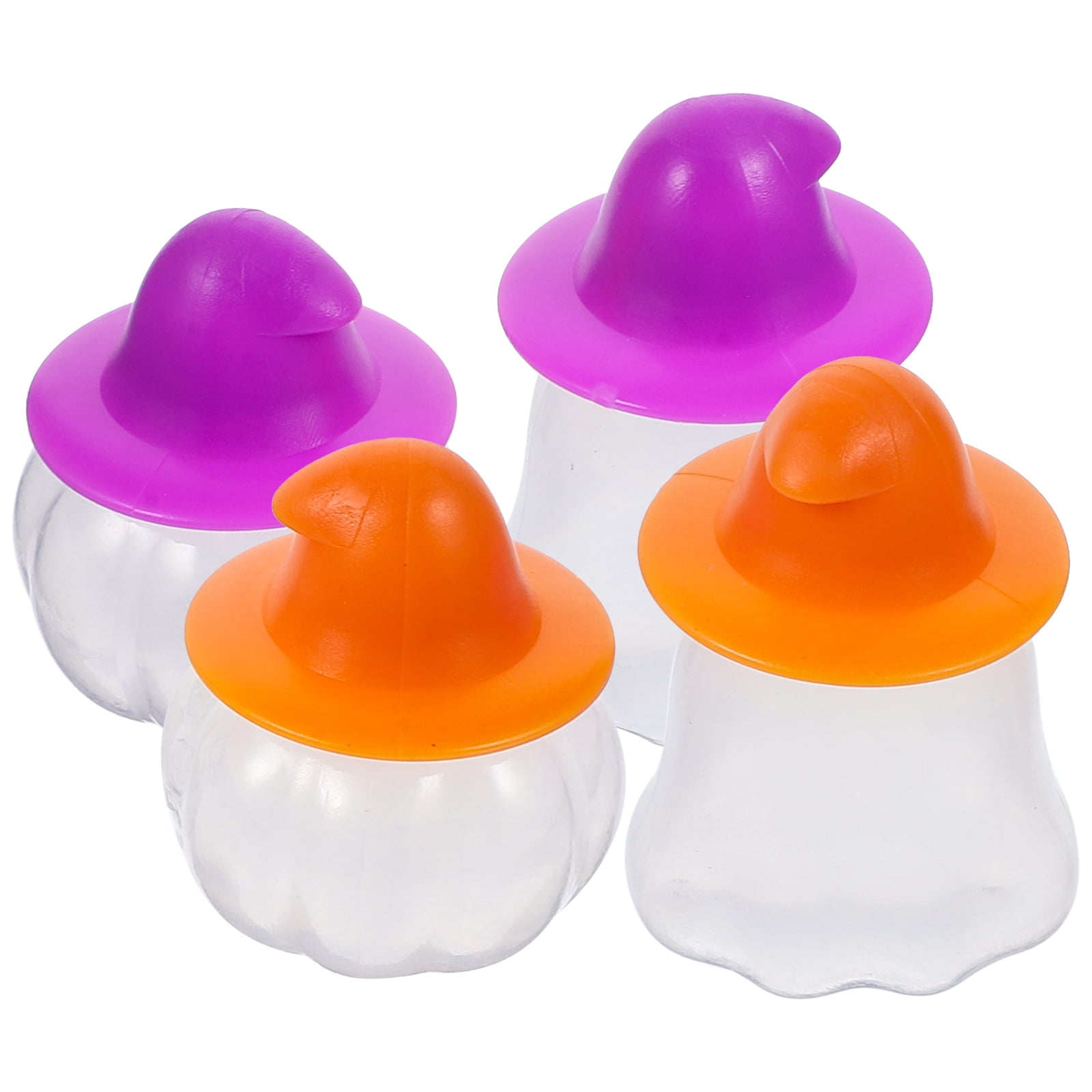 HOOWIFFY 4Pcs Sauce Containers Small Pumpkin Container Airtight Design ...