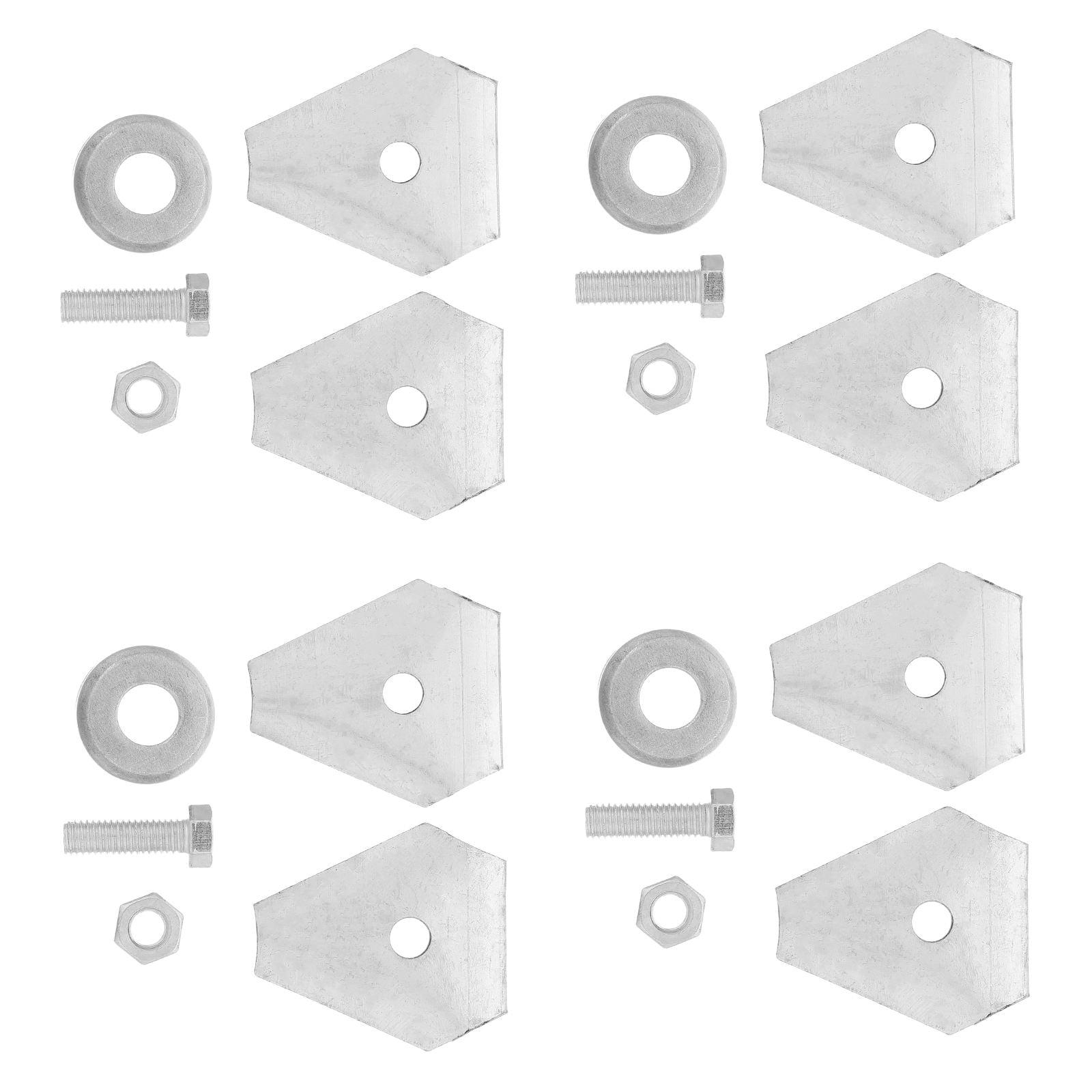 HOOWIFFY 4Sets Stainless Steel Lightning Arrester Triangle Clamp for ...