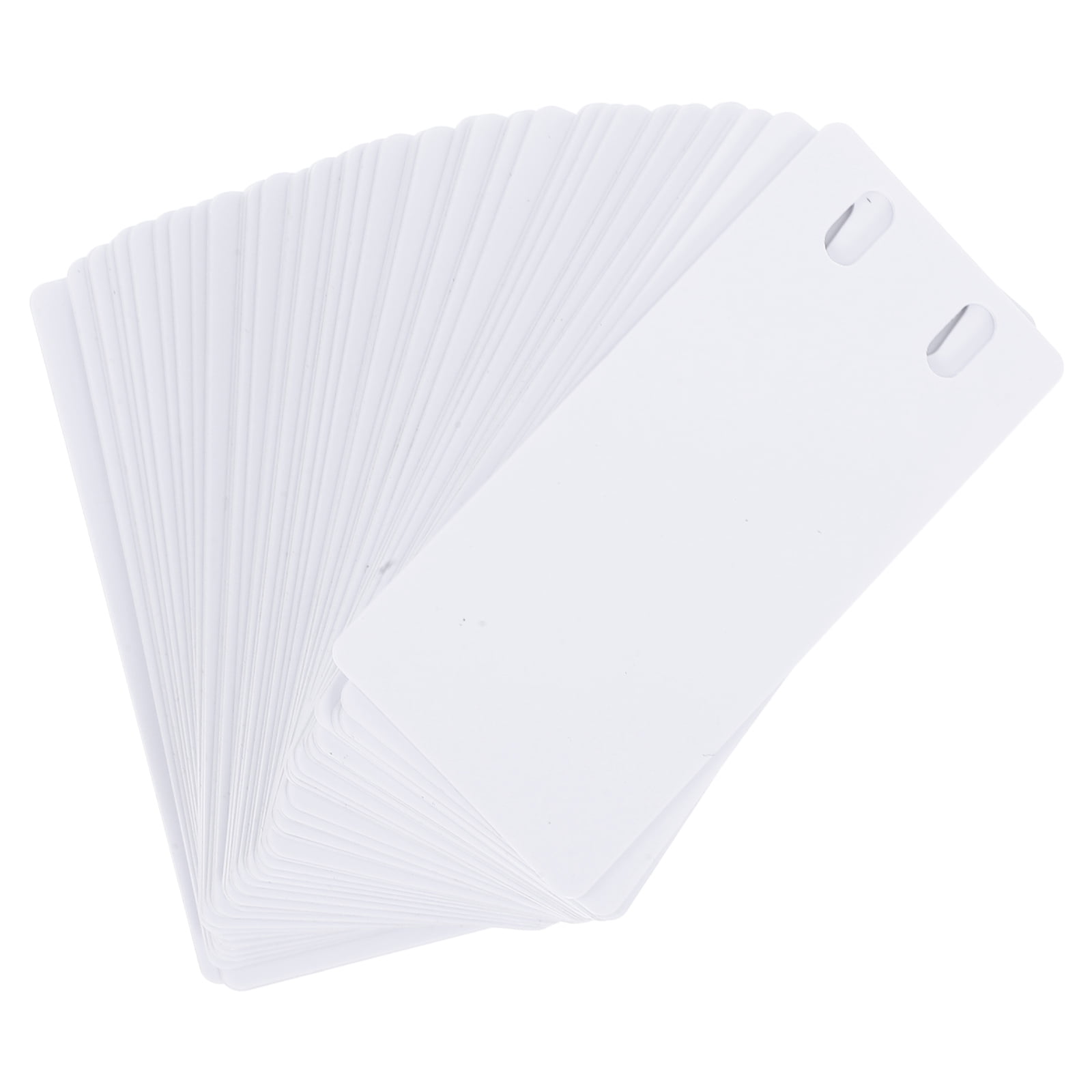 HOOWIFFY 50Pcs Cable Identification Tags for Industry Users PVC White ...