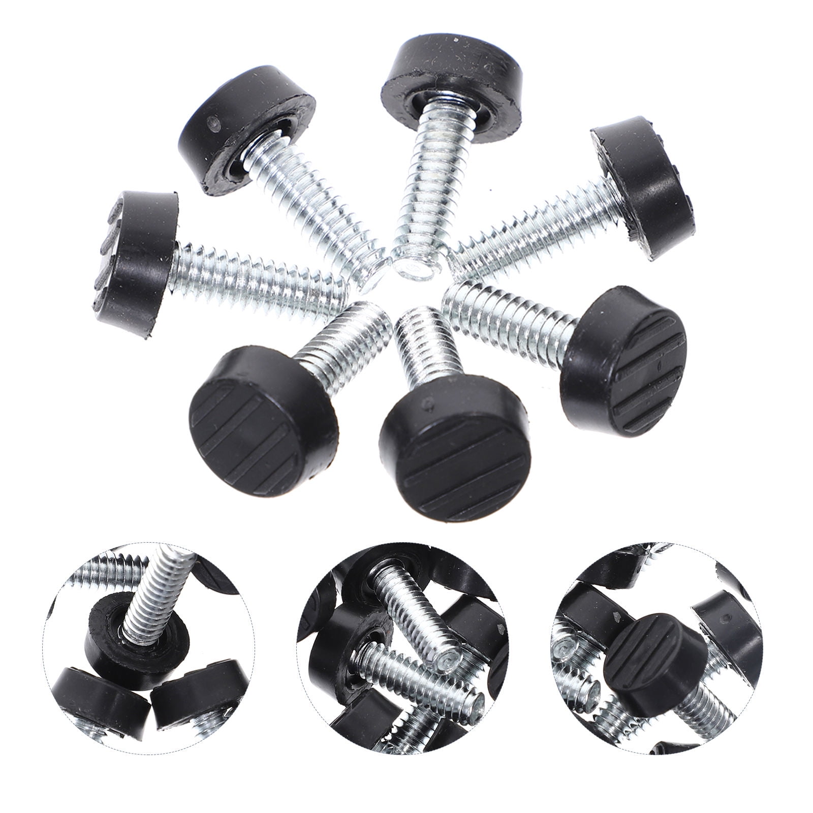 HOOWIFFY 50Pcs Galvanized Iron Furniture Levelers Anti-slip Sofa and ...