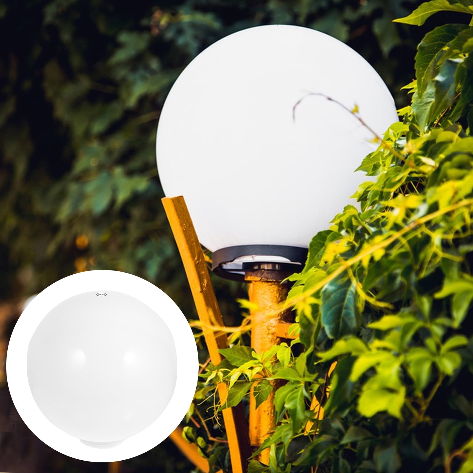 HOOWIFFY White Round Plastic Light Cover Lampshade Circle for Ceiling ...