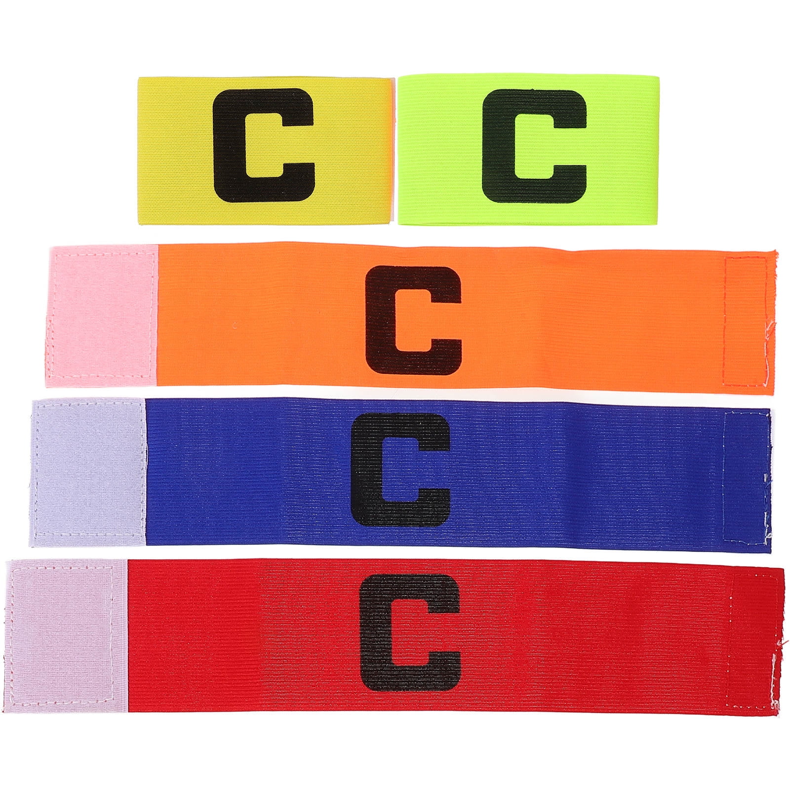 HOOWIFFY 5pcs Fashionable Team Captain Bands for Men Women - Walmart.com