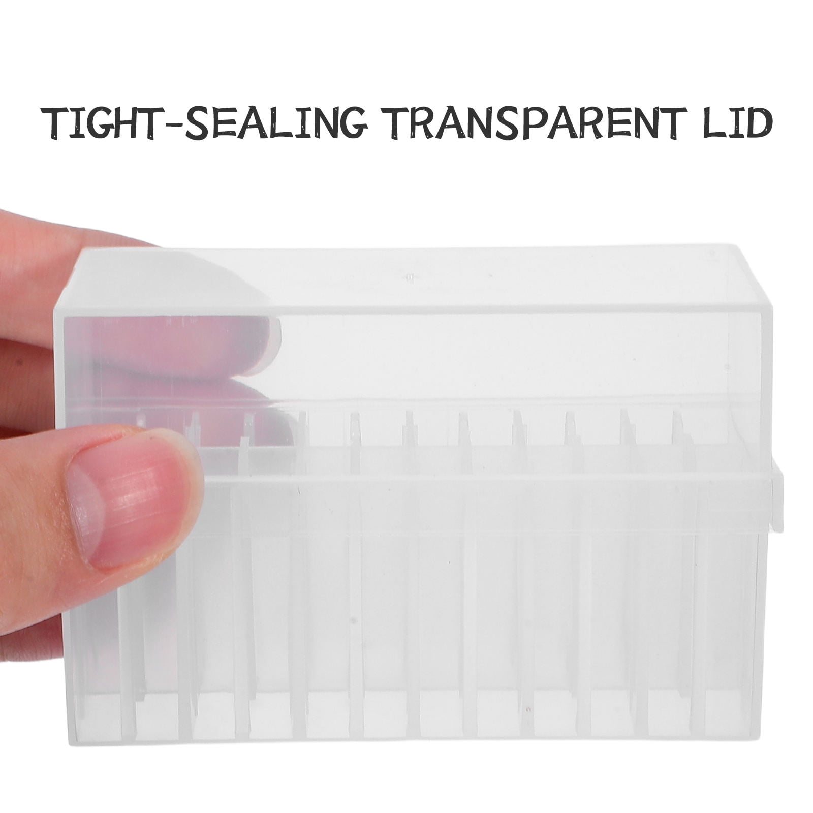 HOOWIFFY 5pcs Microcentrifuge Tube Storage Box Freezer Organizer Bin ...