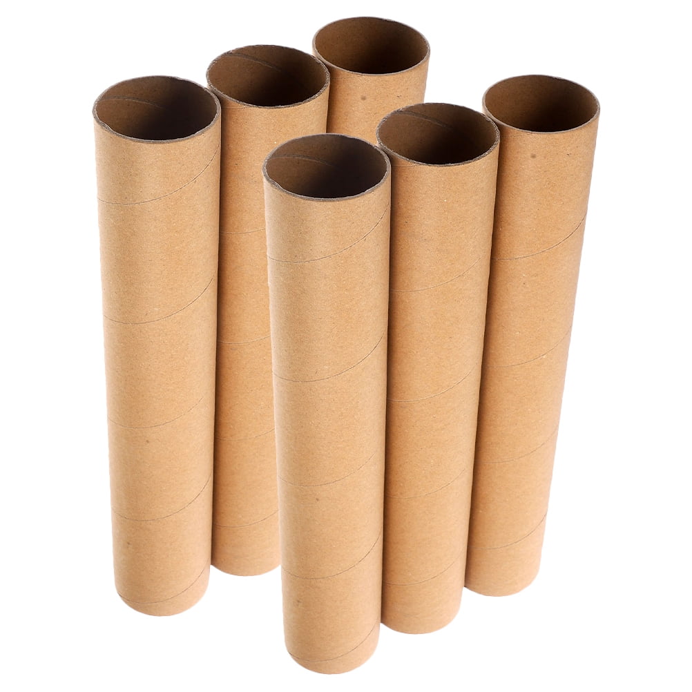 HOOWIFFY 6Pcs Cardboard Tubes Craft Paper Rolls Diy Projects ...