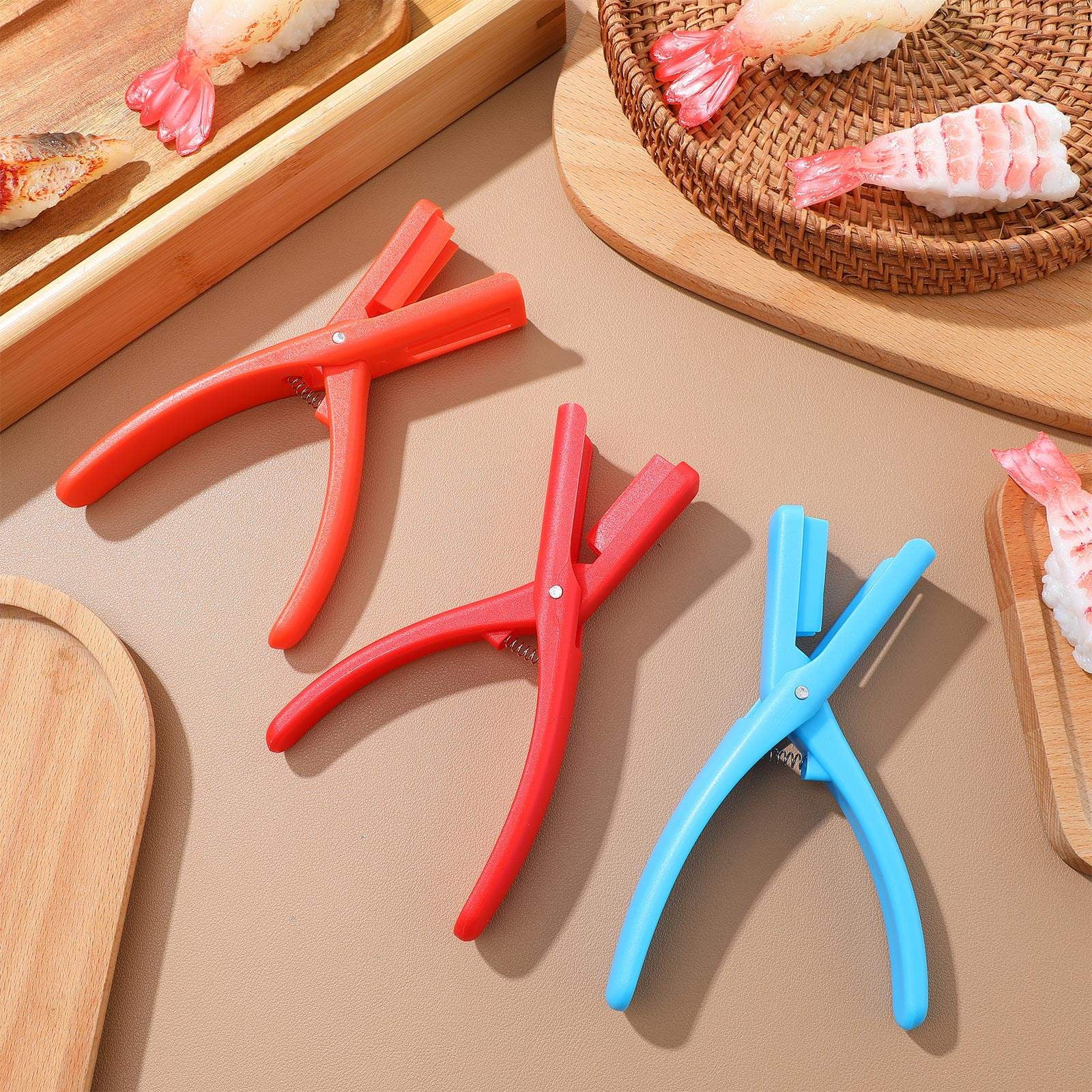 HOOWIFFY 6Pcs Shrimp Peeler Multi Color Seafood Sheller for Efficient ...