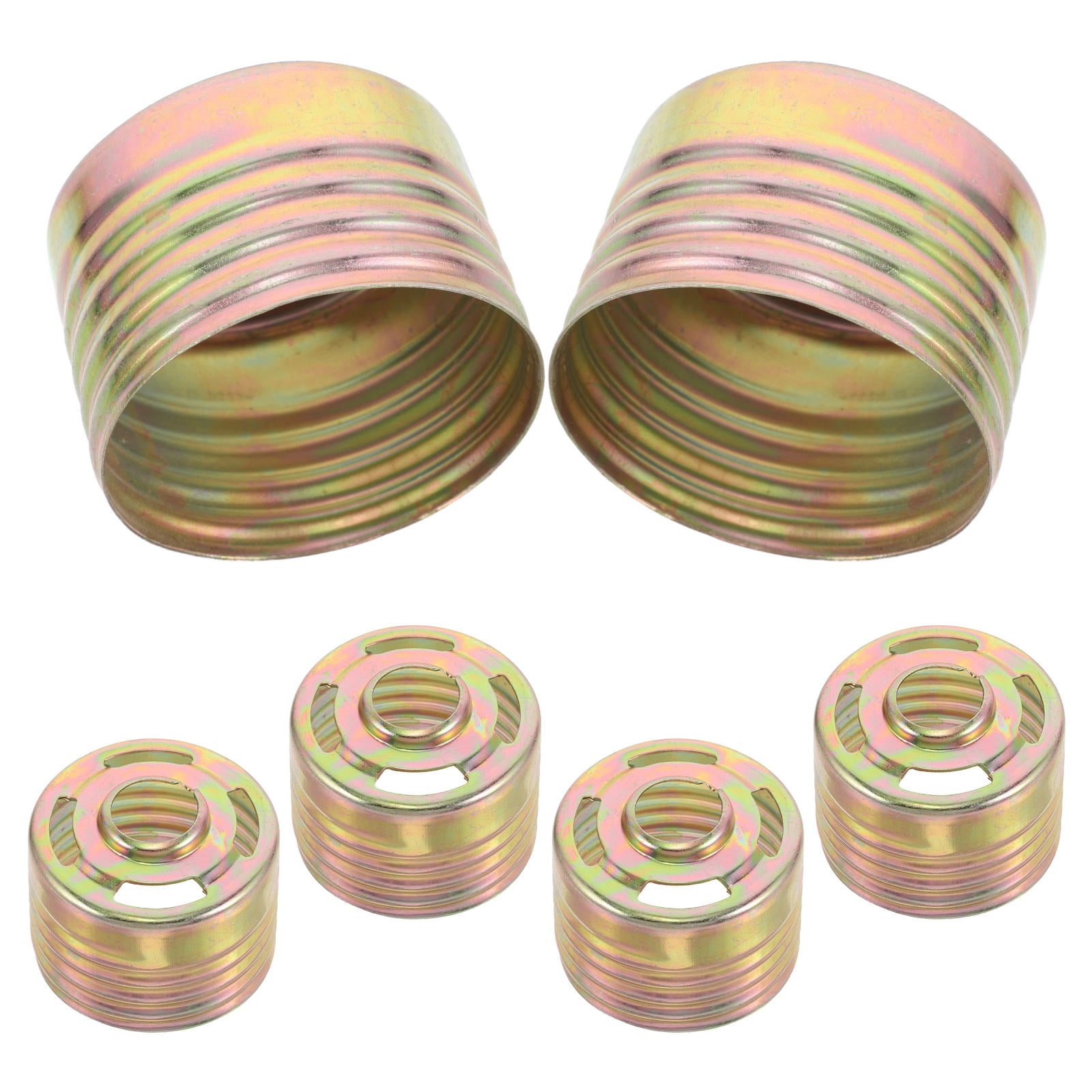 HOOWIFFY 6pcs Threaded Fire Sprinkler Cover Iron Square Protection for ...