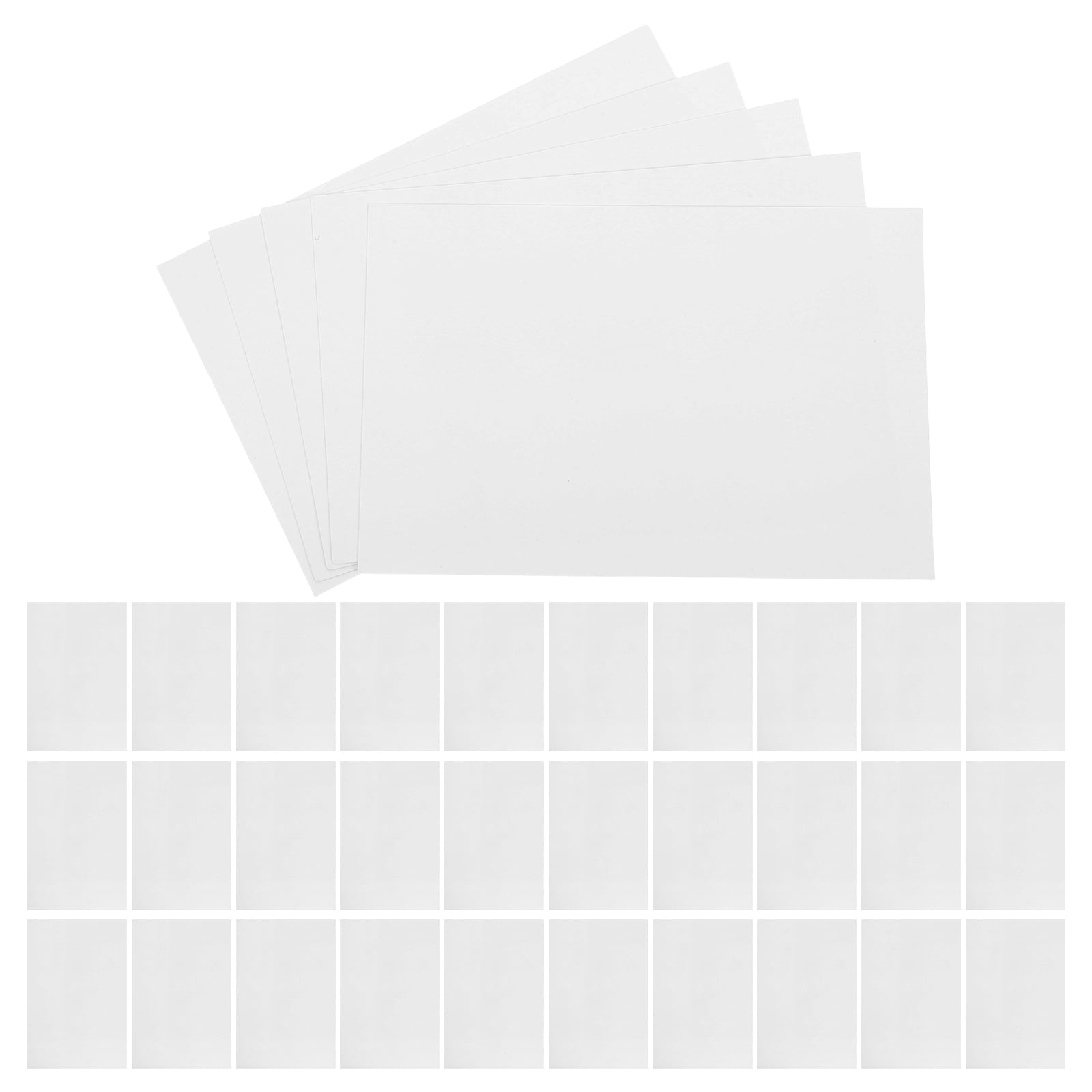 HOOWIFFY Blank White Bookmarks for DIY and Personal Notes 75Pcs ...