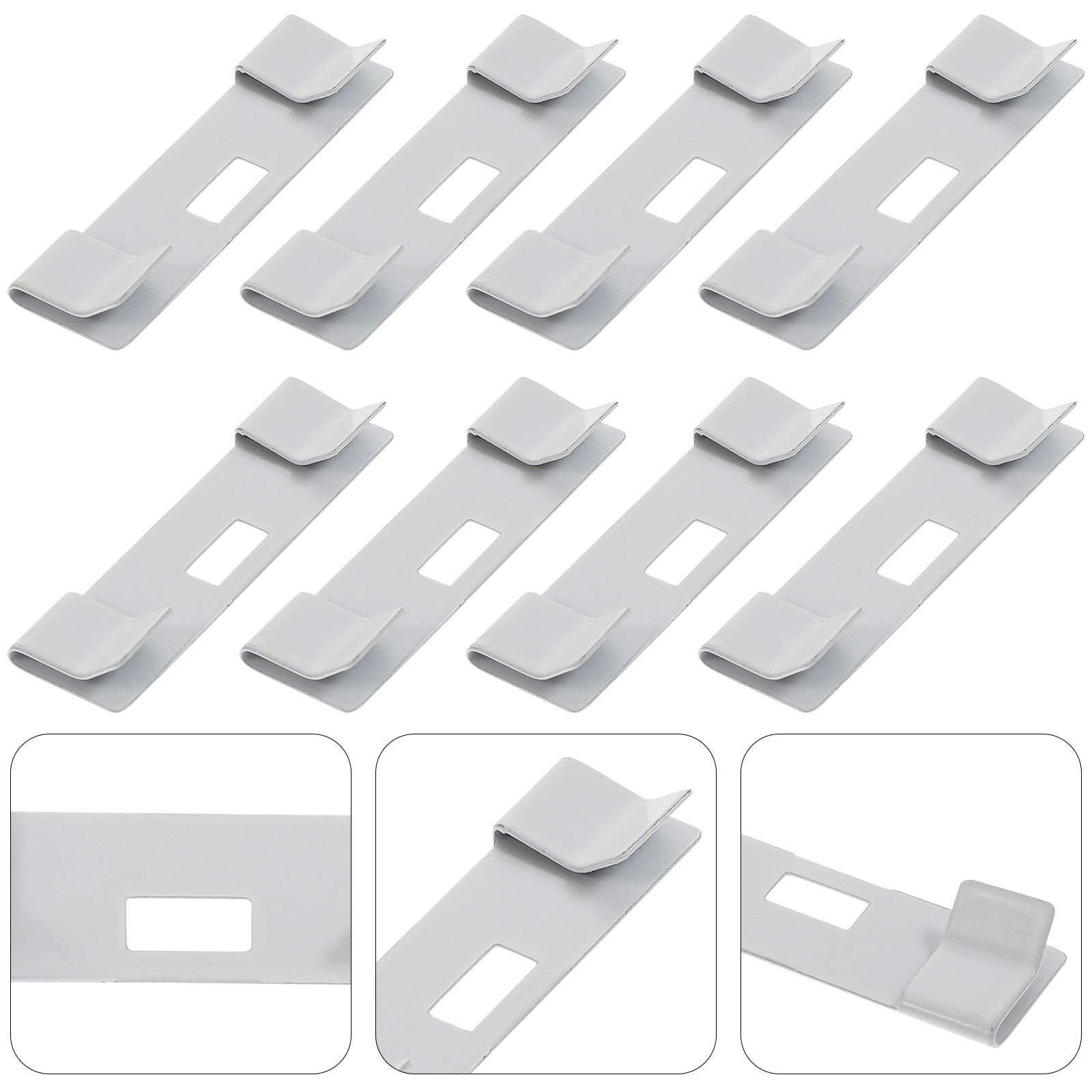 HOOWIFFY 8 Vertical Repair Vane Tabs Metal POM White Rectangular for ...