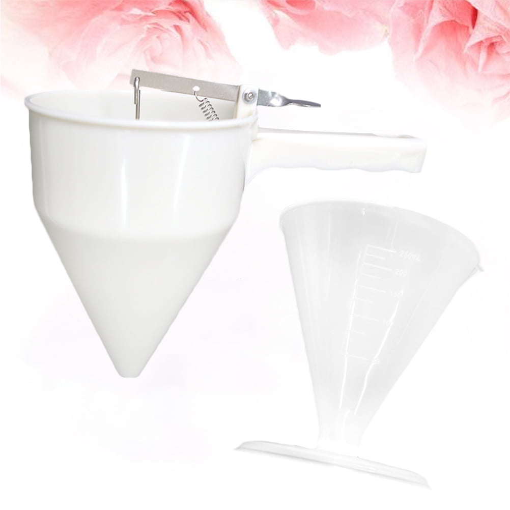 HOOWIFFY Funnel for Cream Plastic Dispensing Home Cooks Baking 1 Set ...