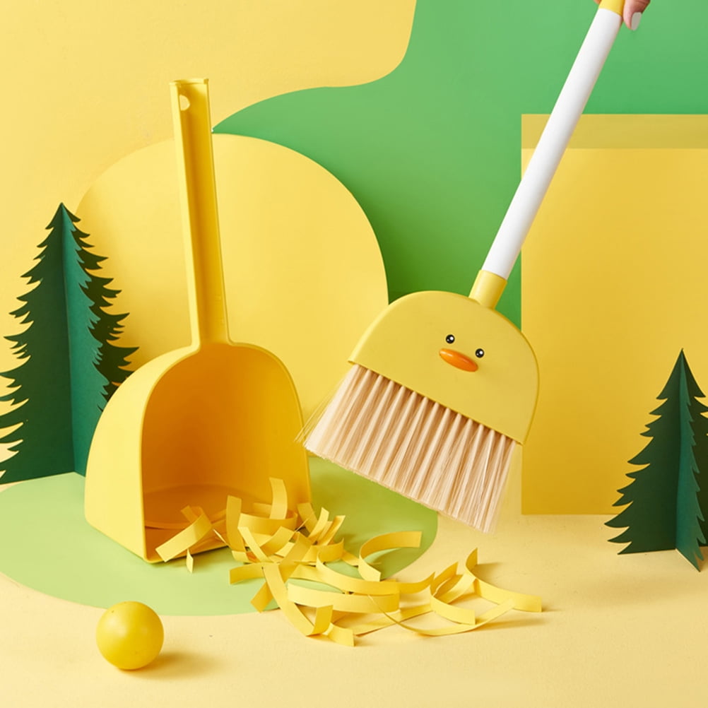 HOOWIFFY Toy Broom Set Child Play 1Set 11.8X6.2X5.5In - Walmart.com