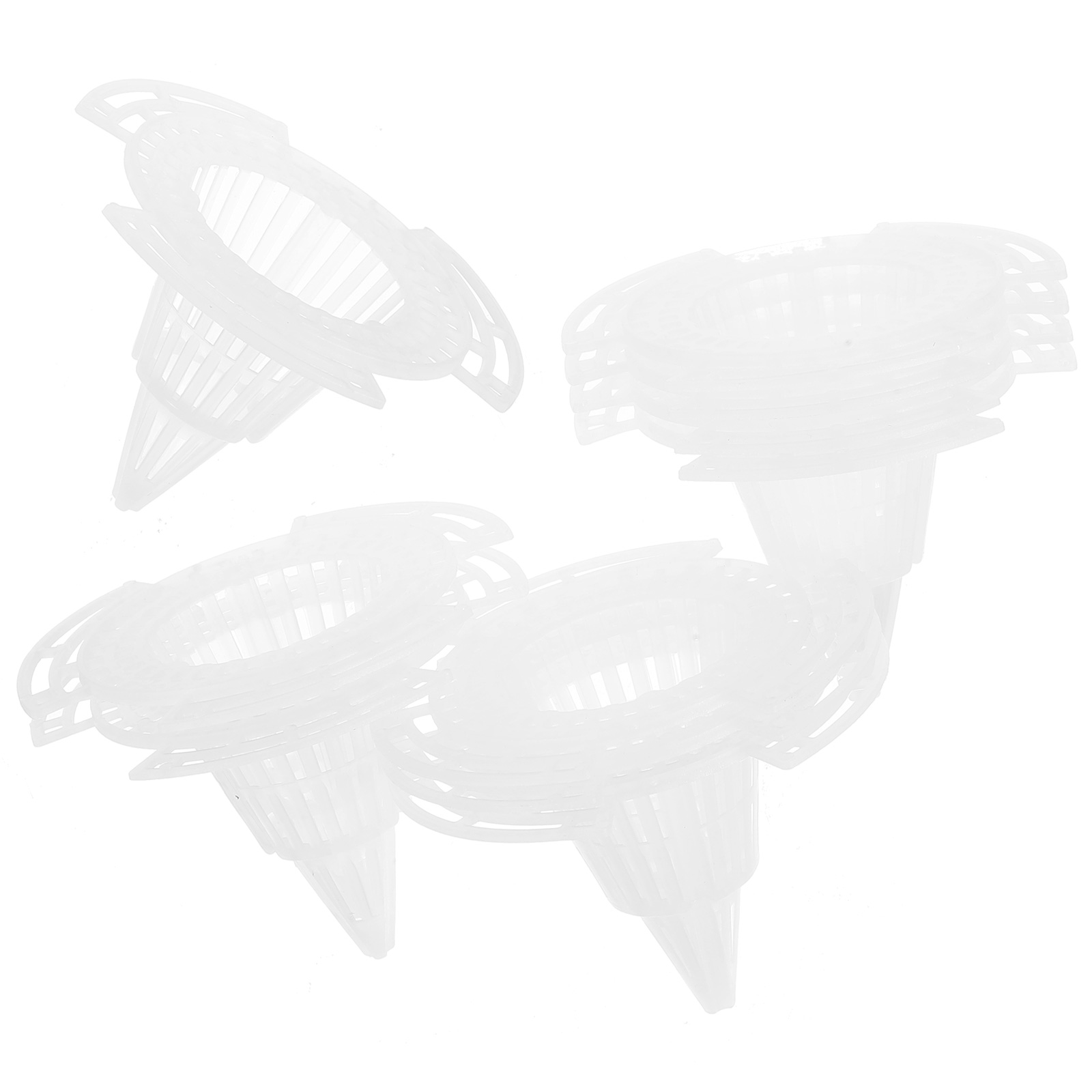 HOOWIFFY Cone Planter Mesh Pads 20Pcs for Retention and Drainage in ...