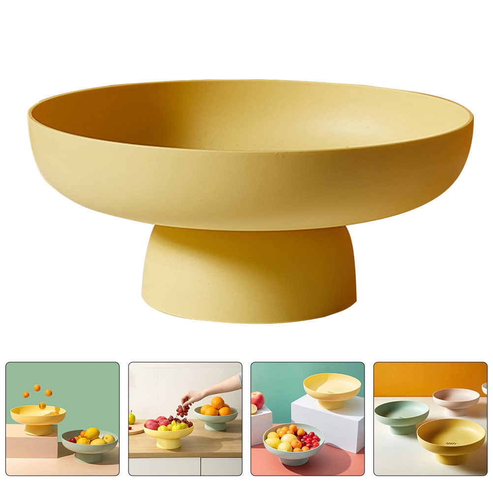 HOOWIFFY Decorative Fruit Holder 1Pack in Yellow for Fruit and Snack ...