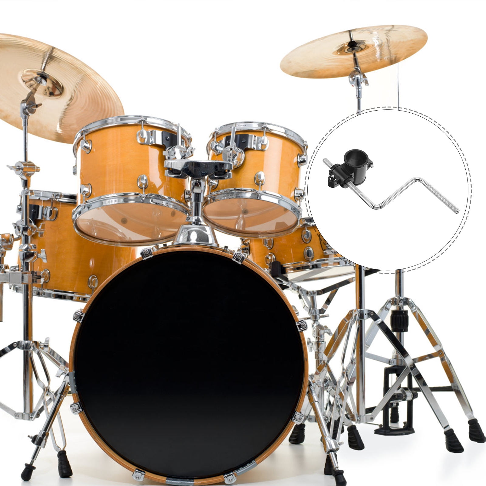 HOOWIFFY Durable Multi Plastic Alloy Drum Cymbal Mount for Electronic ...