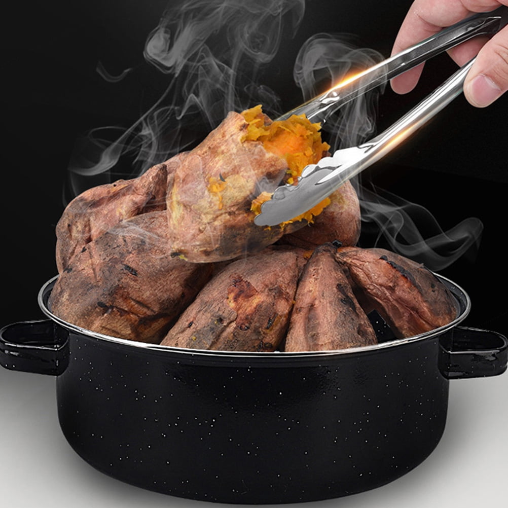 HOOWIFFY Noncoating Smoke Prevention Roasting Pan for Cooks Deep ...