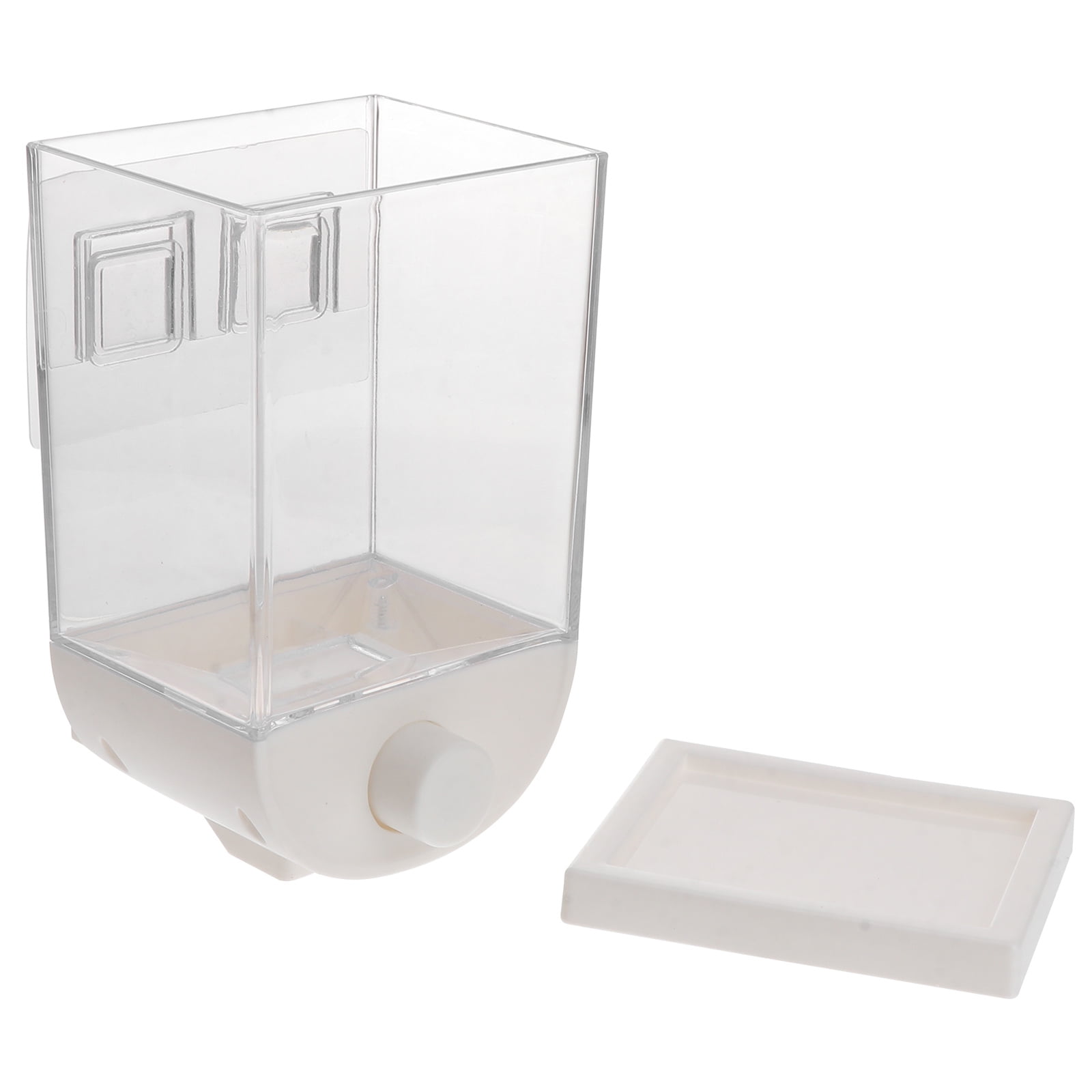 HOOWIFFY Food Storage Dispensers 1Set Rectangular Storage Case in White ...