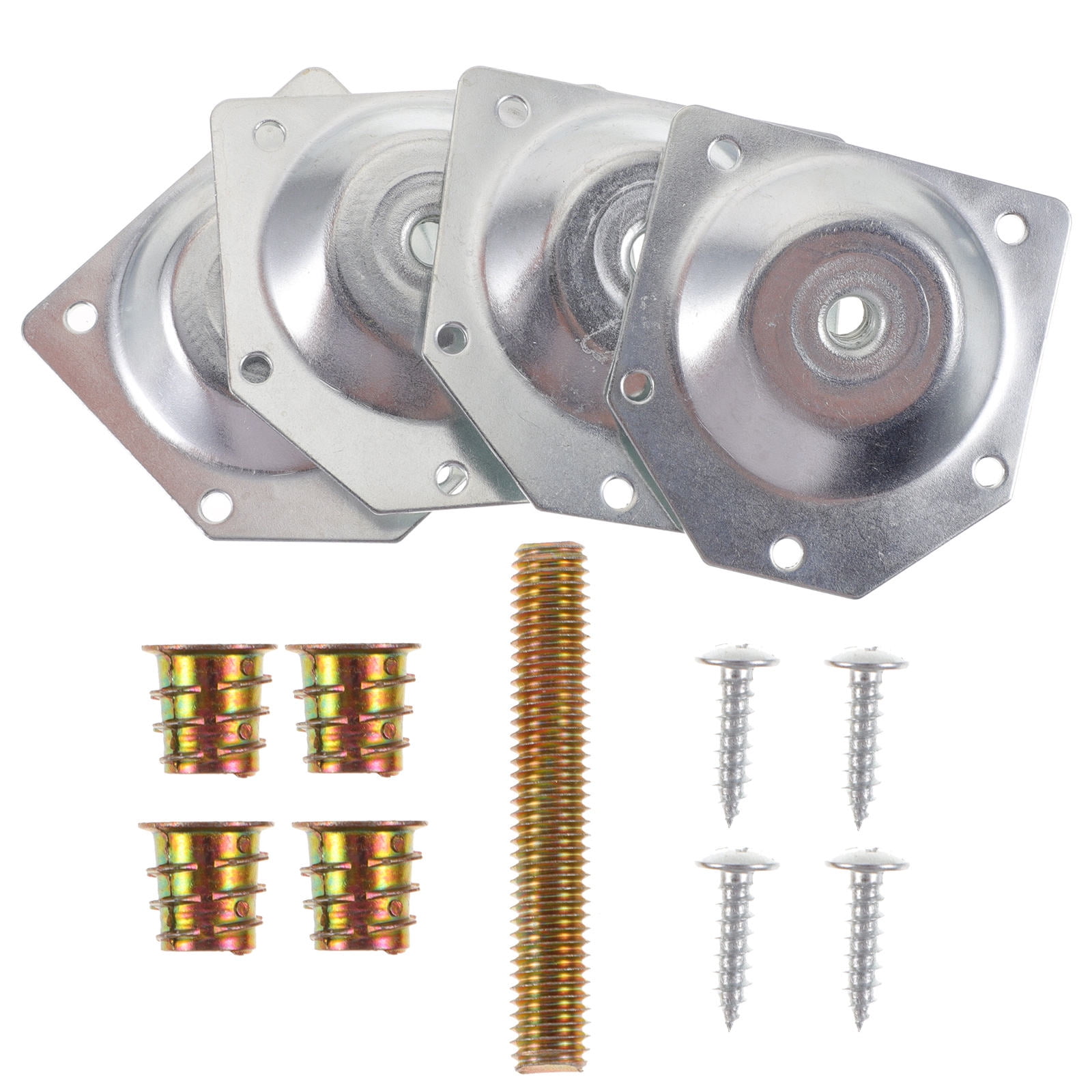 HOOWIFFY Furniture Assembly 4Pcs Angled Iron Connecting Cushions for ...