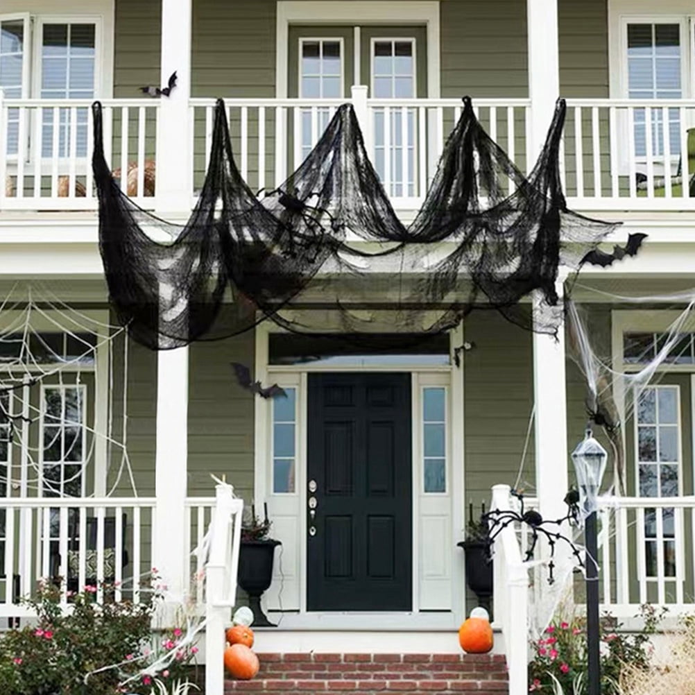 HOOWIFFY 2Pcs Indoor Decor Gauze Ornament Black for Hobbyists Event ...