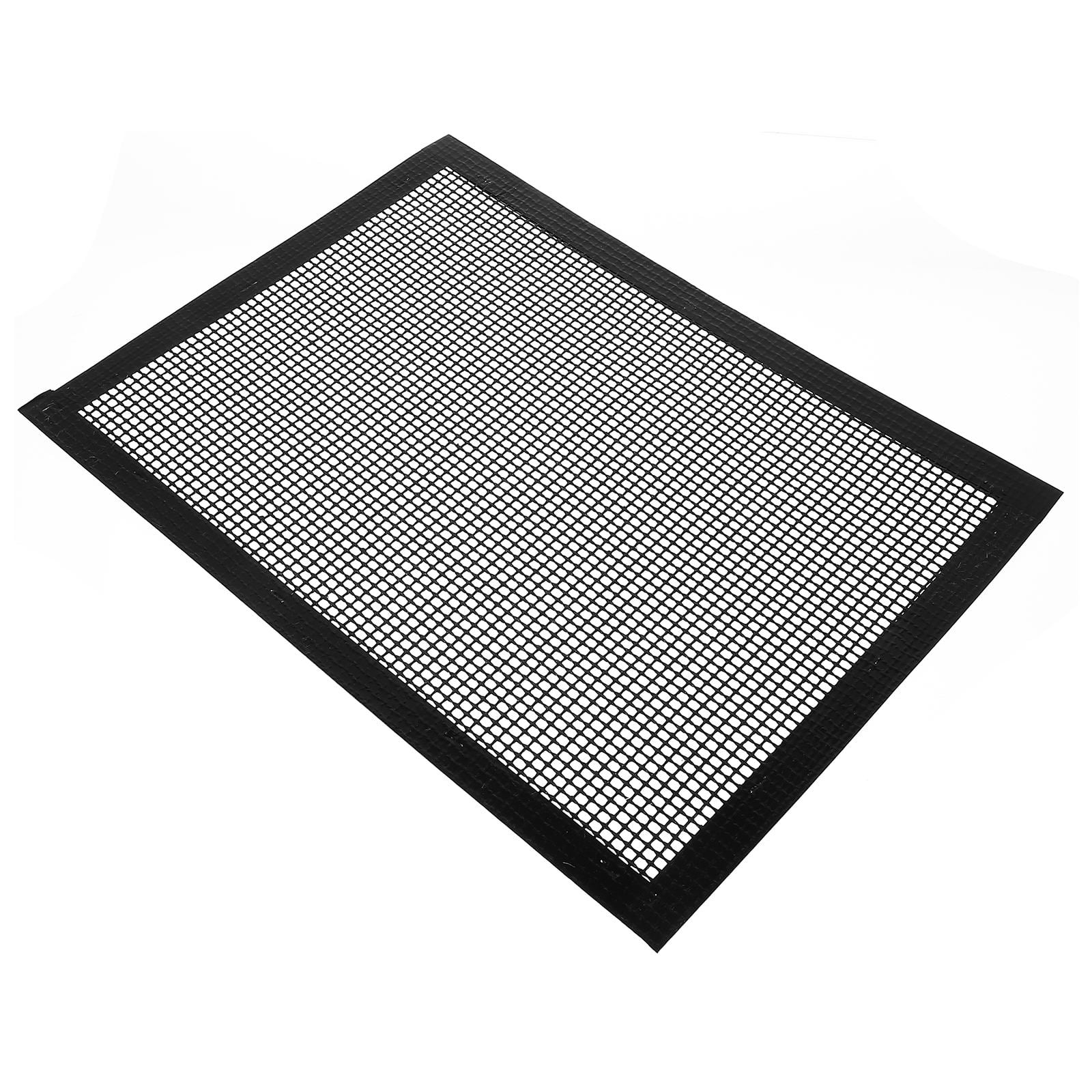HOOWIFFY Black Non-Stick Grill Mat Heat-Resistant Bbq Accessory for ...