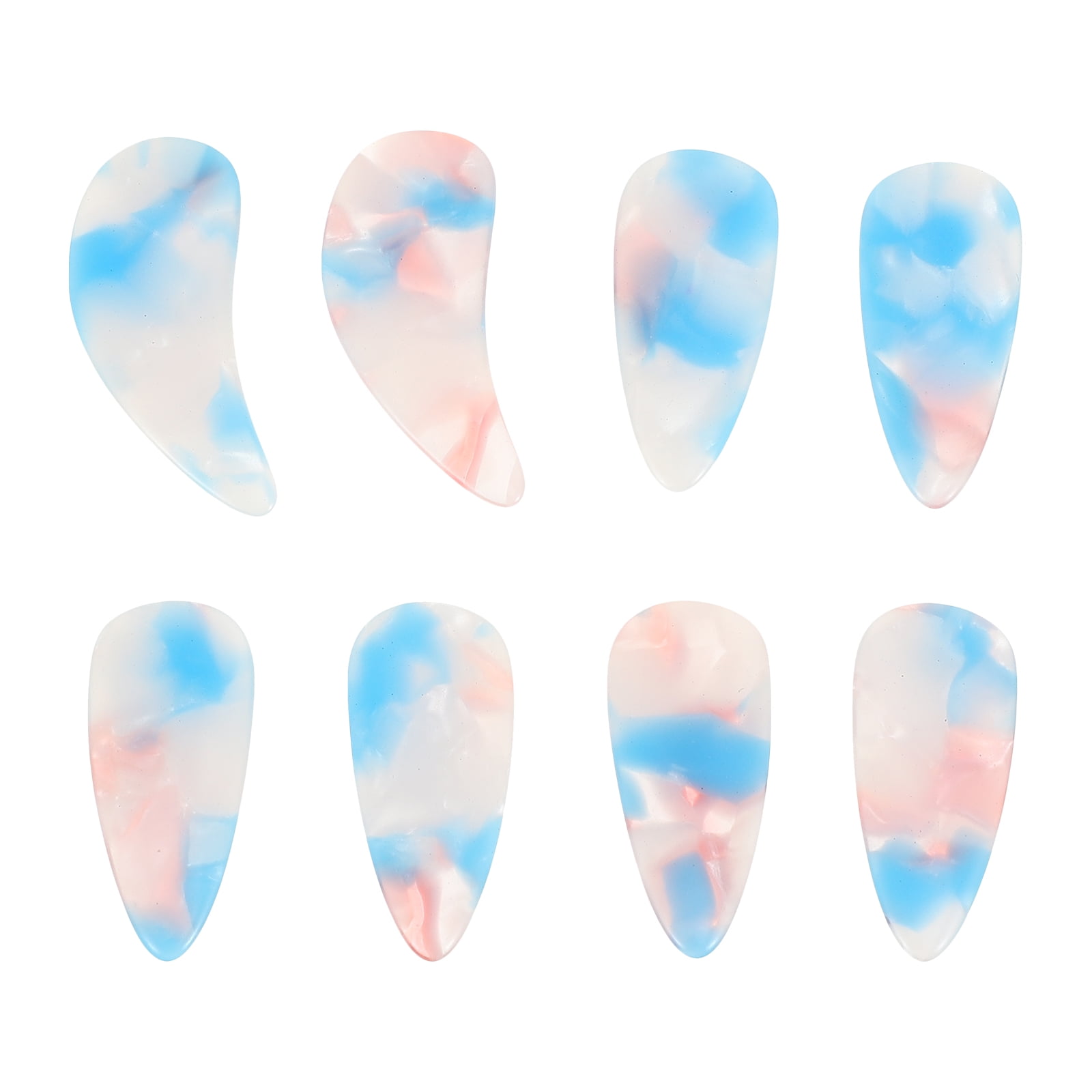 HOOWIFFY Guzheng Finger Nails New Composite Material 3X1.2X0.1In For ...