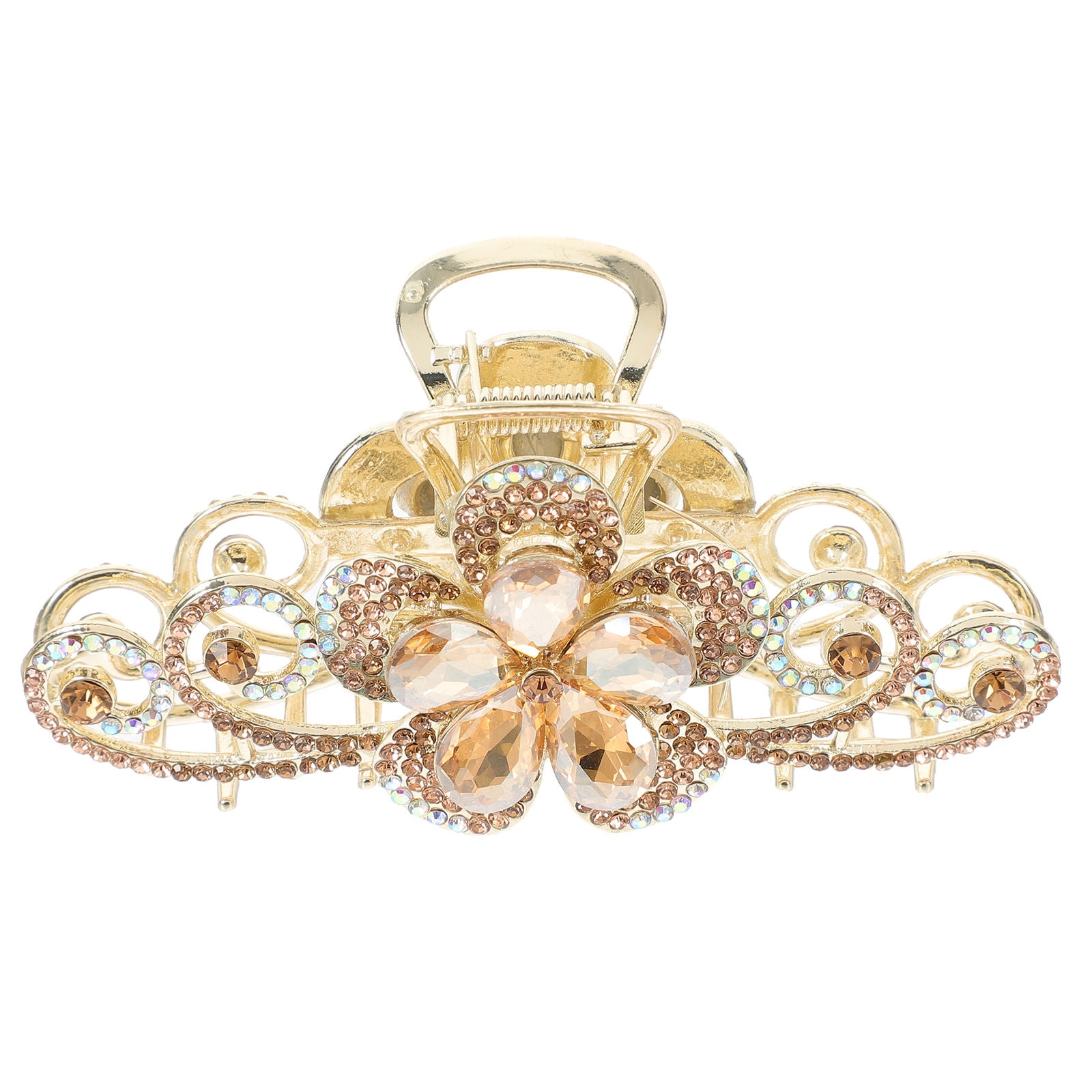 HOOWIFFY Hair Clips With Rhinestones 1Pack For Women Large Size Claw ...