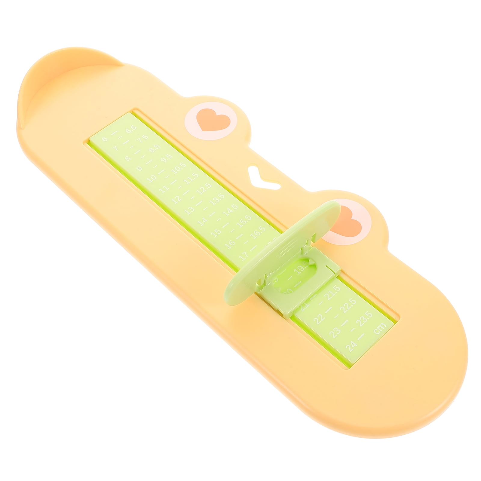 HOOWIFFY Comfortable Yellow Foot Gauge Measuring Device for Accurate ...