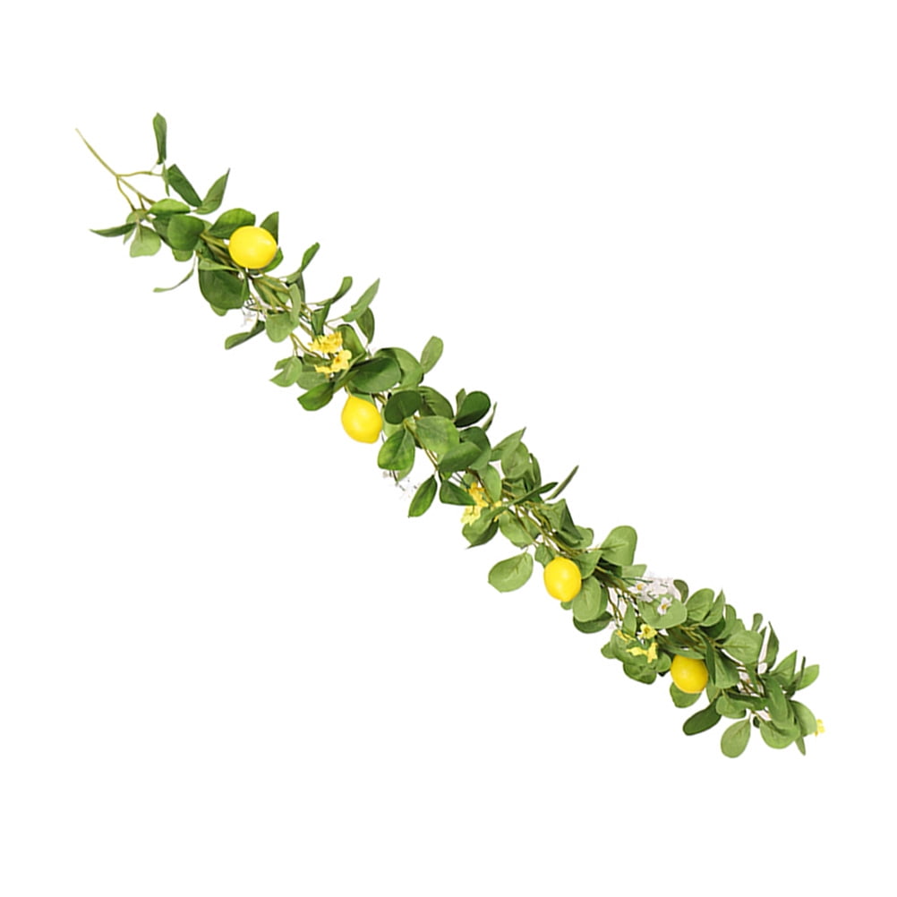 HOOWIFFY Lemon Garland for Front Door Hanging Lemon Garland Scene ...