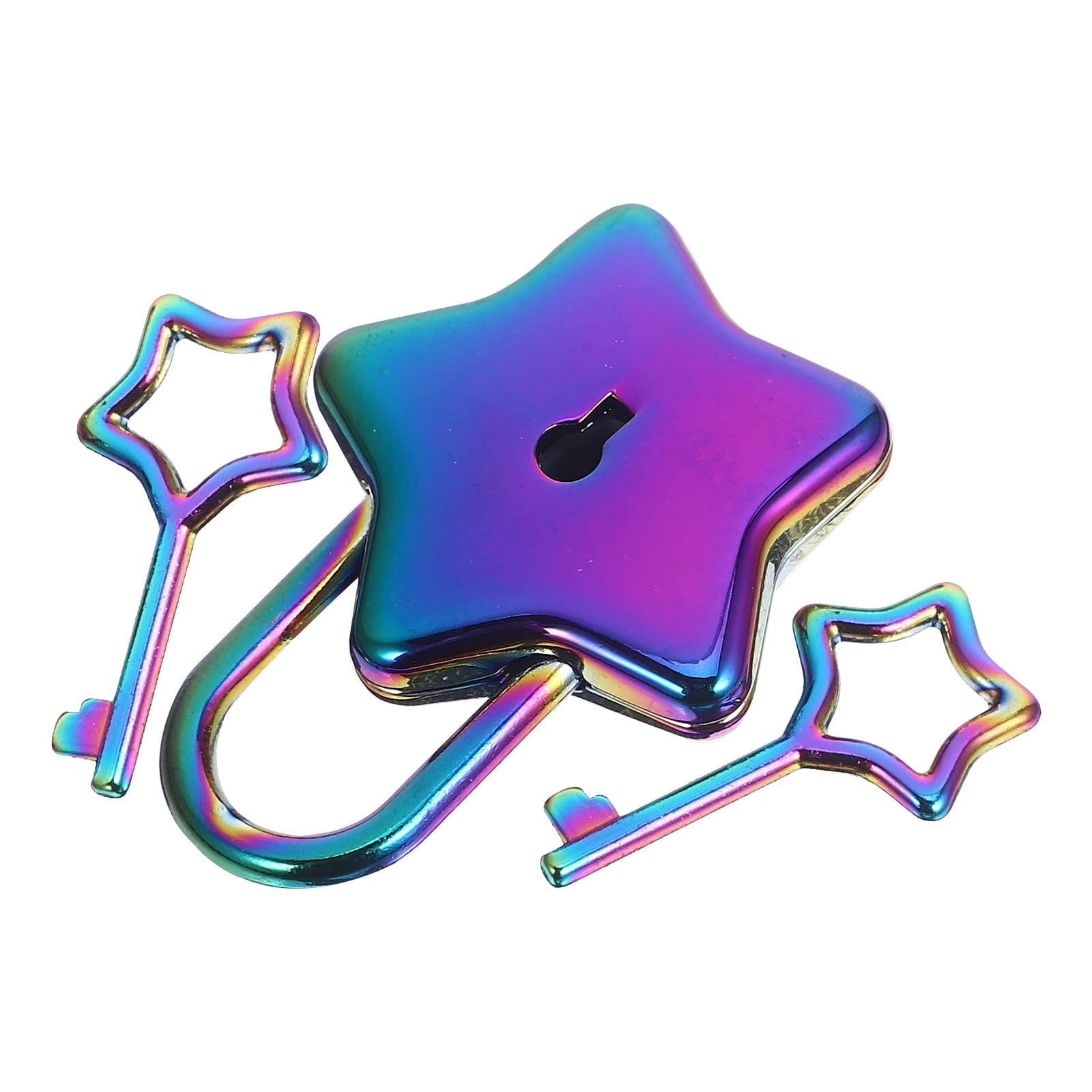 HOOWIFFY Star Shaped Padlock Locking Alloy 1Pack - Walmart.com