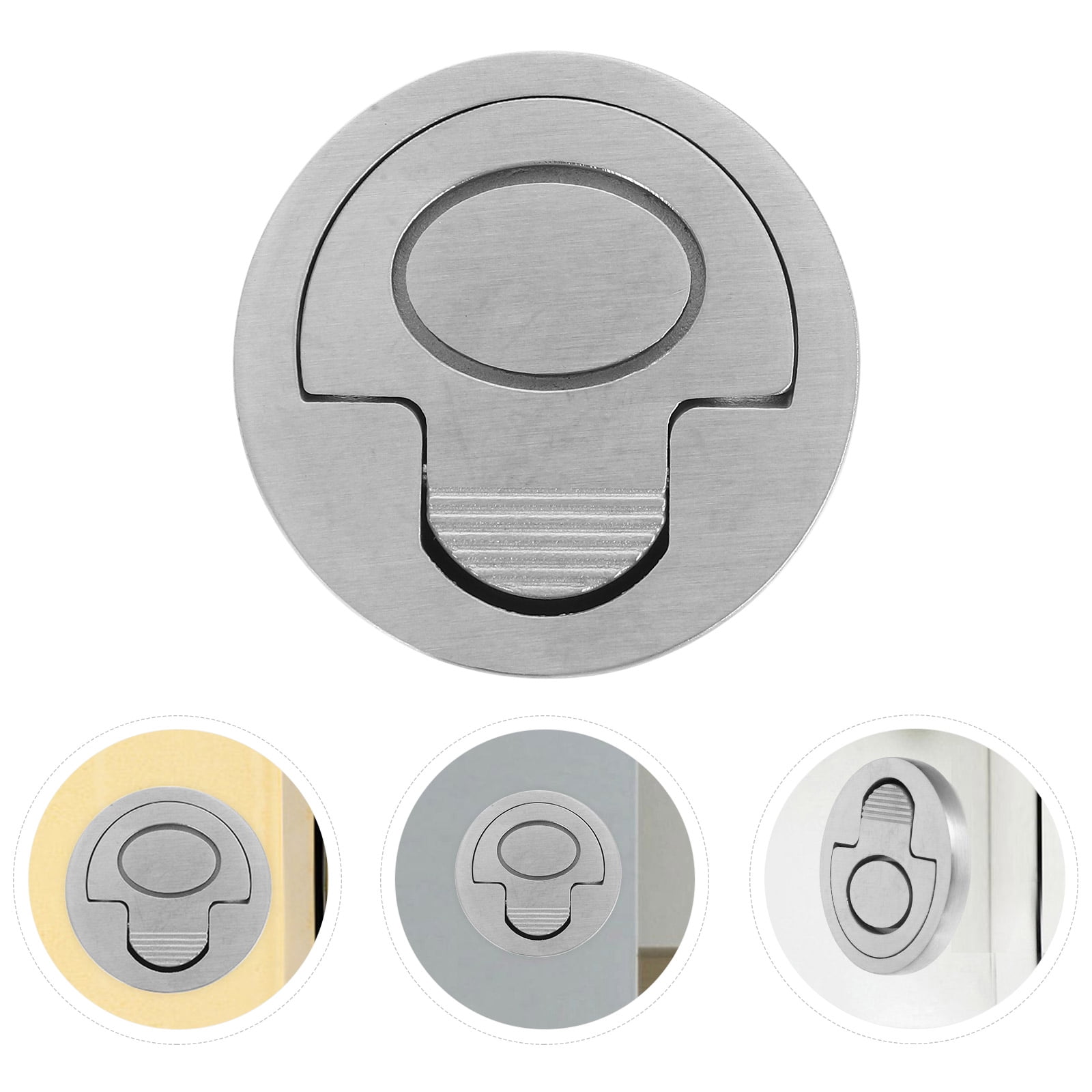 HOOWIFFY Hatch Pull Flush Lift Handle Versatile Stainless Steel for ...