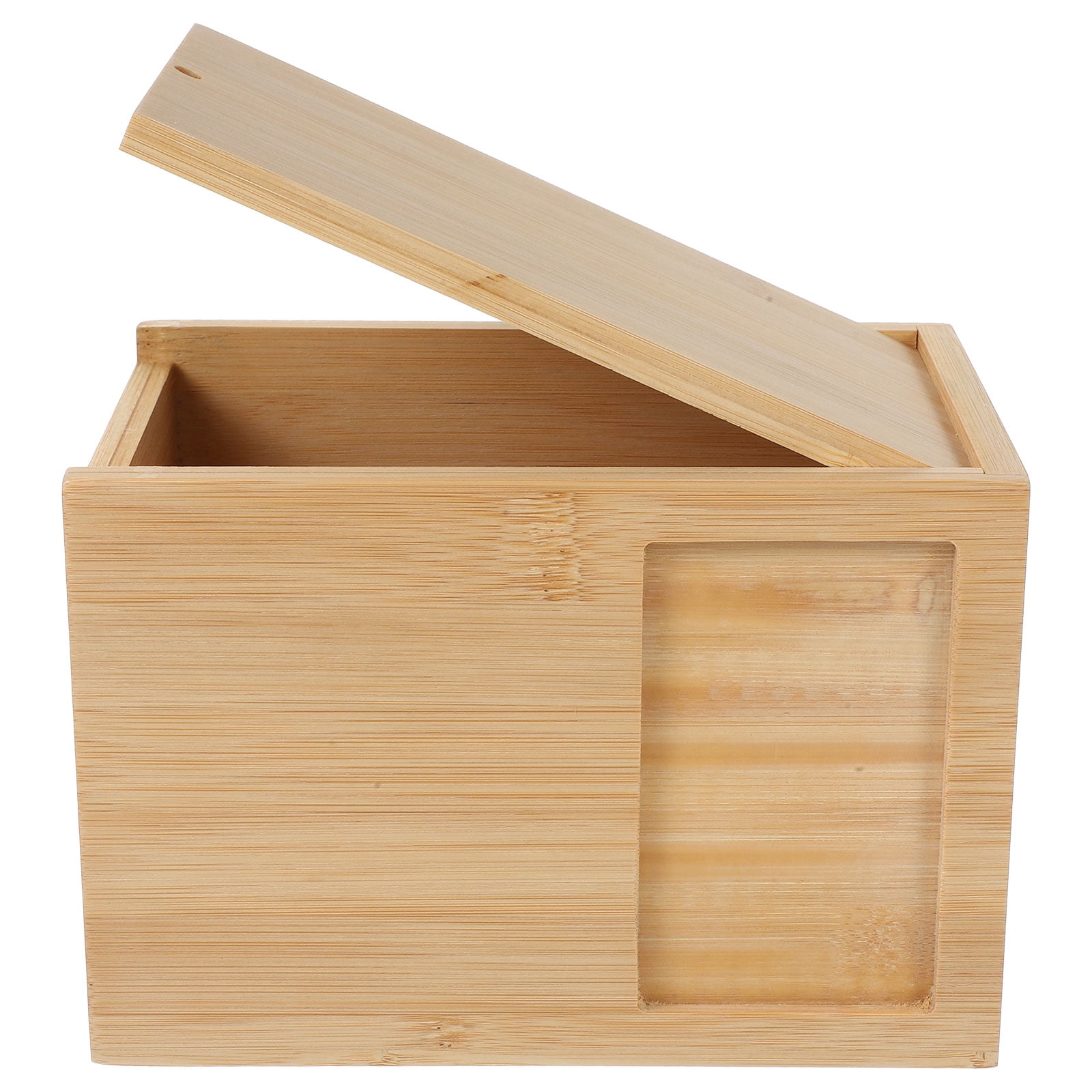 HOOWIFFY Pet Bamboo Urn Beige Rectangular Keepsake Memorial Ashes ...