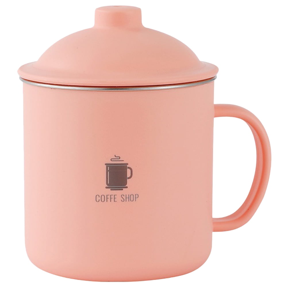 HOOWIFFY Pink Stainless Steel MultiFunction Drinking Cup for Home Use ...