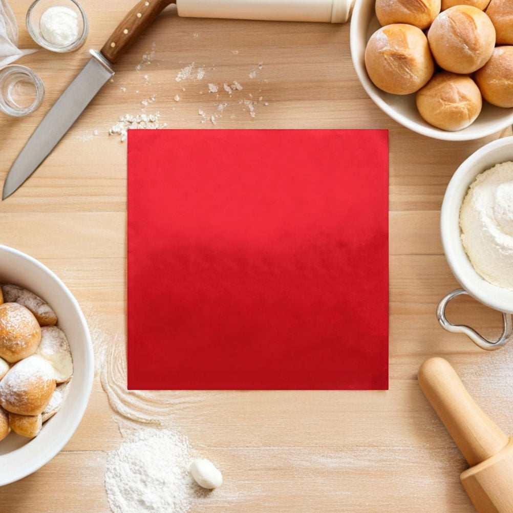 HOOWIFFY Red Square Candy Wrappers 200Pack for Chocolate and present ...