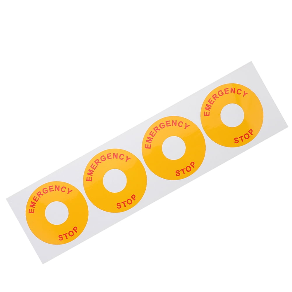 HOOWIFFY Safety Warning Reflective Stickers for Equipment Emergency ...