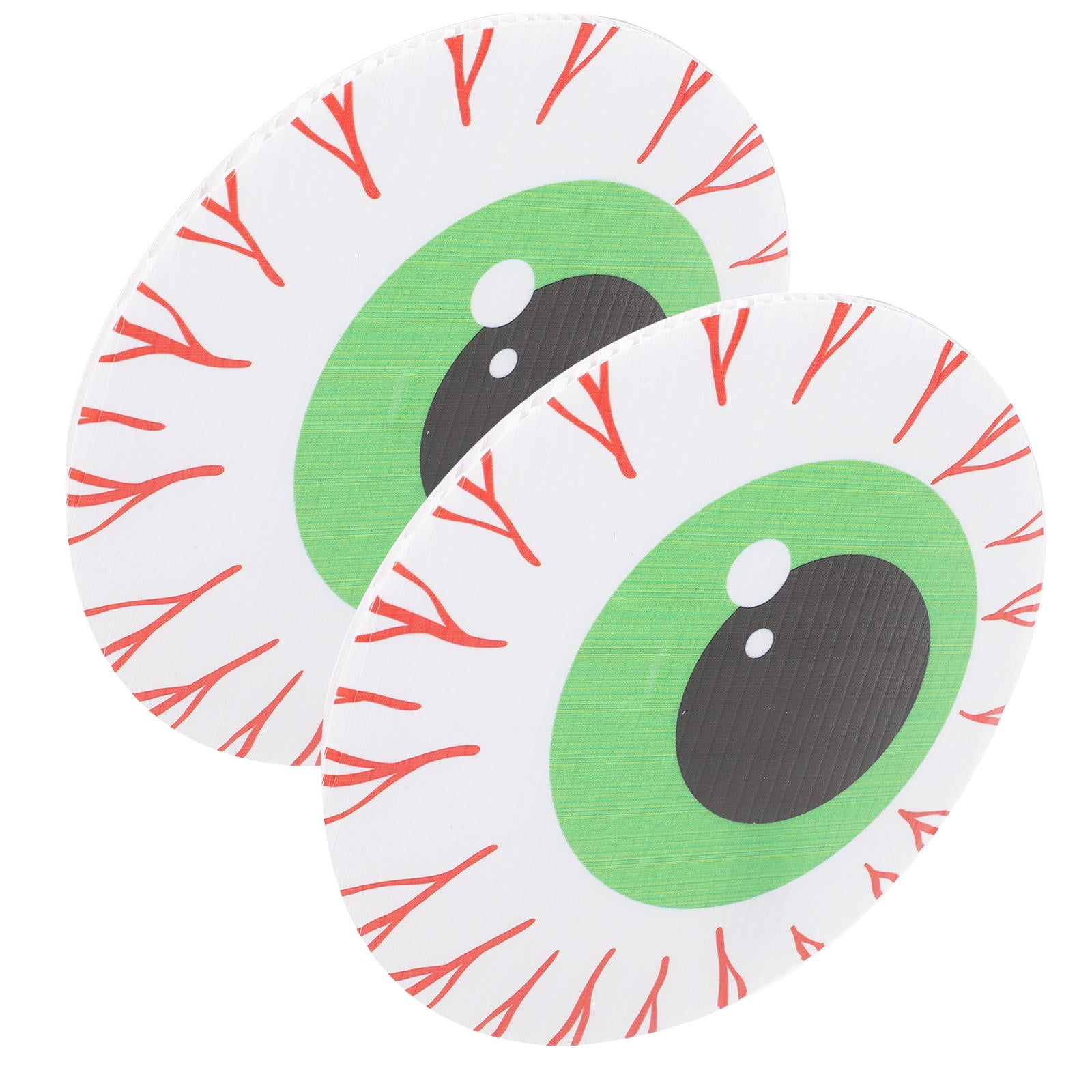 HOOWIFFY Scary Eyeball Window Decal 2Pcs Decoration 15x15cm PVC ...