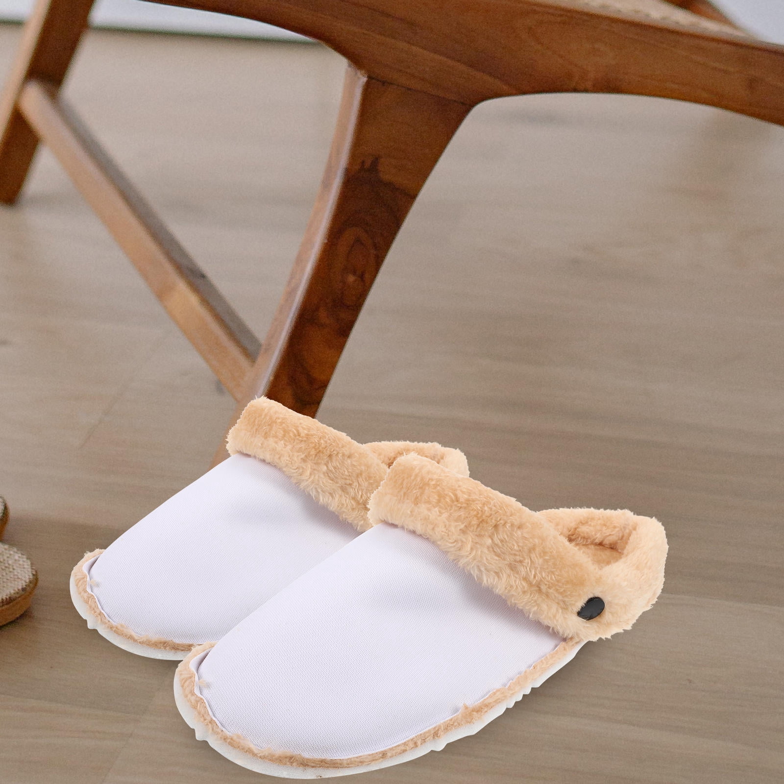 HOOWIFFY Fuzzy Shoe Inserts 1 Pair Warm Plush Detachable Insoles for ...