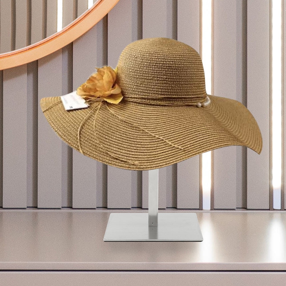 HOOWIFFY Adjustable Hat Stand, Stainless Steel, Space-Saving Design for ...