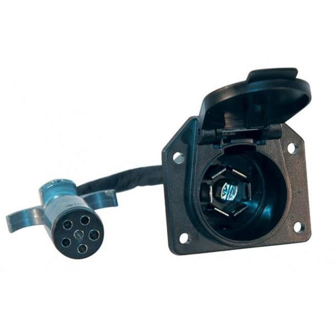 HOPPY 47435 Trailer Wiring Connector Adapter - 6 Pole Round To 7 RV ...