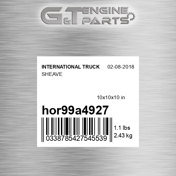 HOR99A4927 SHEAVE fits INTERNATIONAL TRUCK (New OEM) - Walmart.com