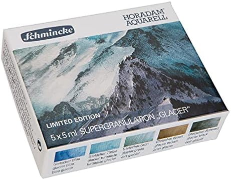 - HORADAM® AQUARELL, Super Granulation Set Glacier, 5 x 5 ml tubes, 74 ...