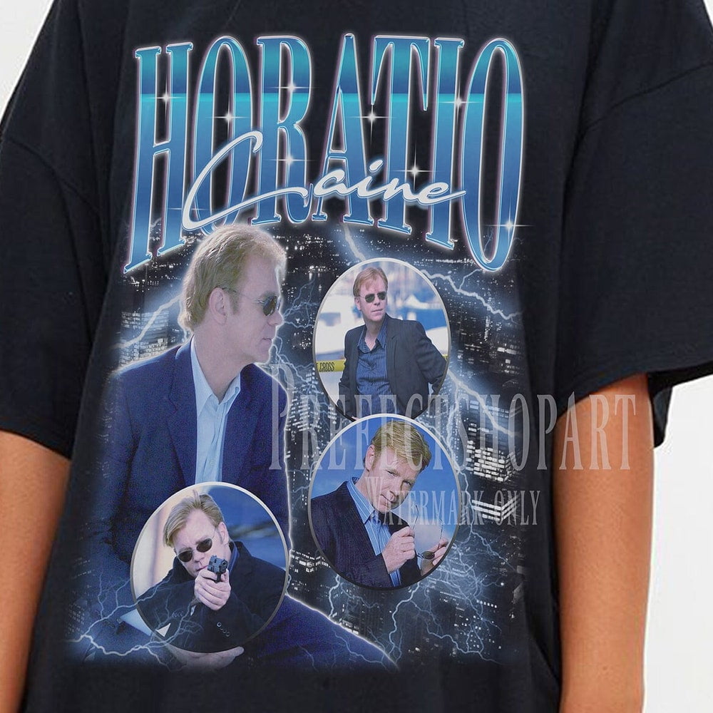 HORATIO CAINE Shirt, Horatio csi Miami T-shirt, Horatio Caine Vintage Merch Retro 90s, Horatio ...
