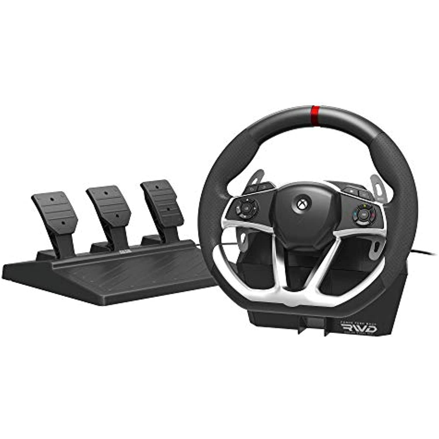 HORI Wired Force Feedback Racing Wheel DLX - Steering Wheel with ...