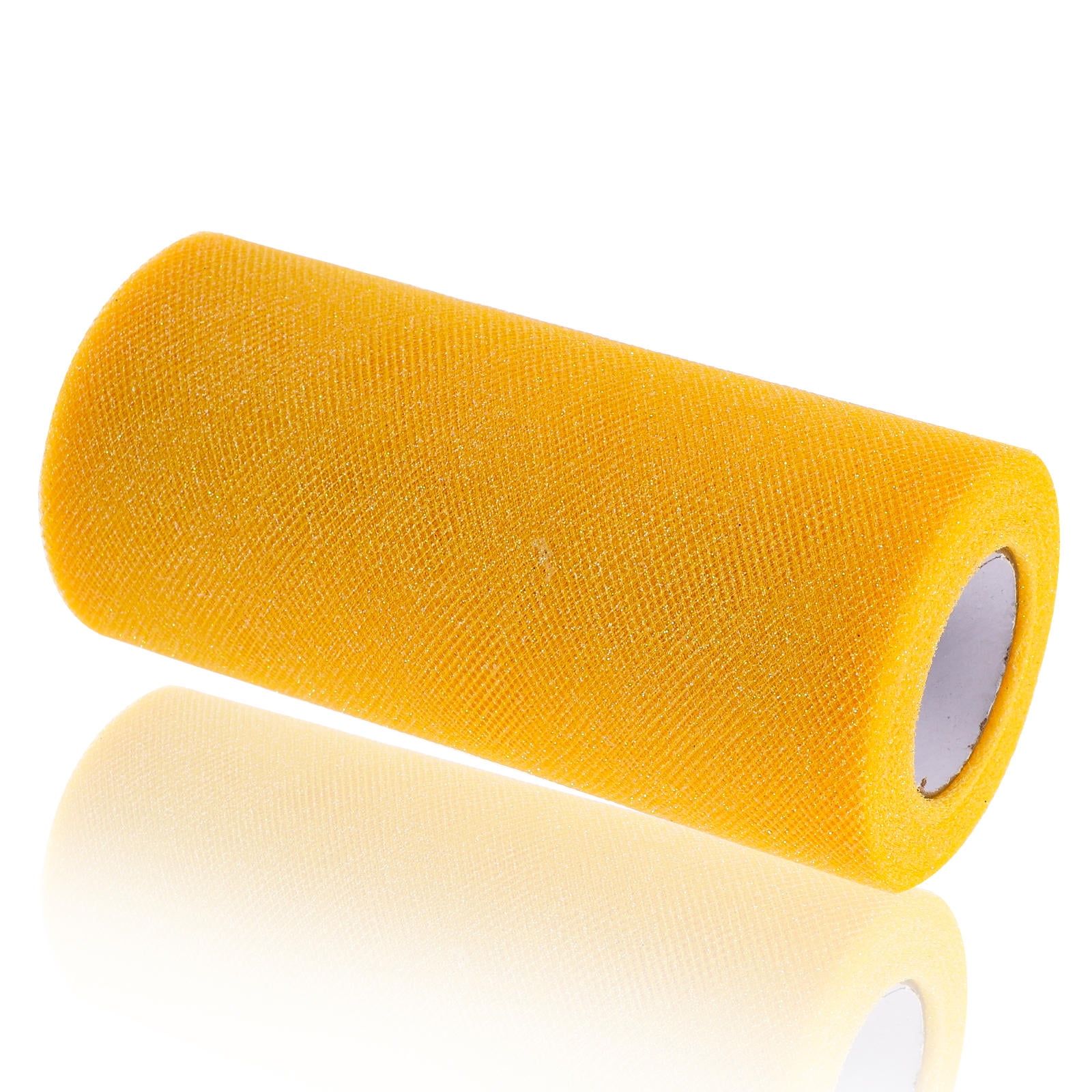 HORIALENCE 1 Roll Fabric Tulle Spool Orange Diy Crafting For Hats And ...