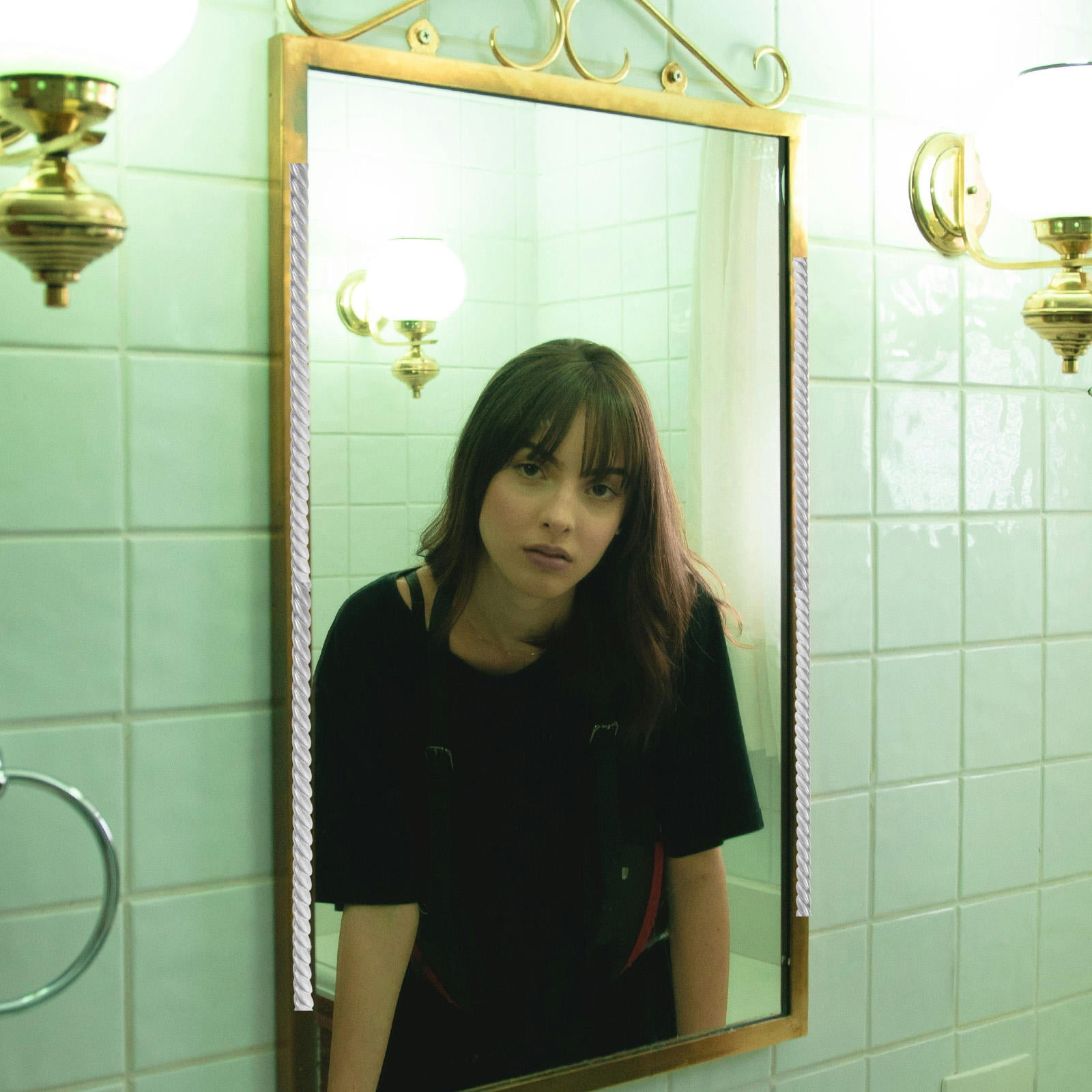 HORIALENCE 1 Roll Minimalist Design Peel and Stick Mirror Frame Border ...