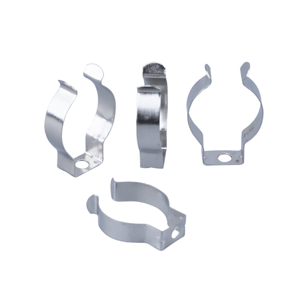 HORIALENCE 100Pack Silver Manganese Steel U Clips Holder for Tube Light ...
