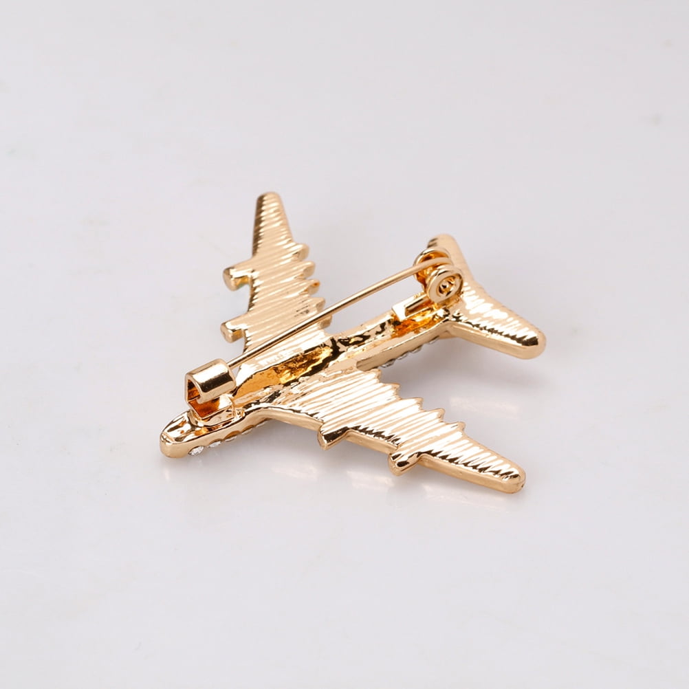 HORIALENCE 1Pack Fashion Brooch Pins Airplane Shaped for Women Daily ...