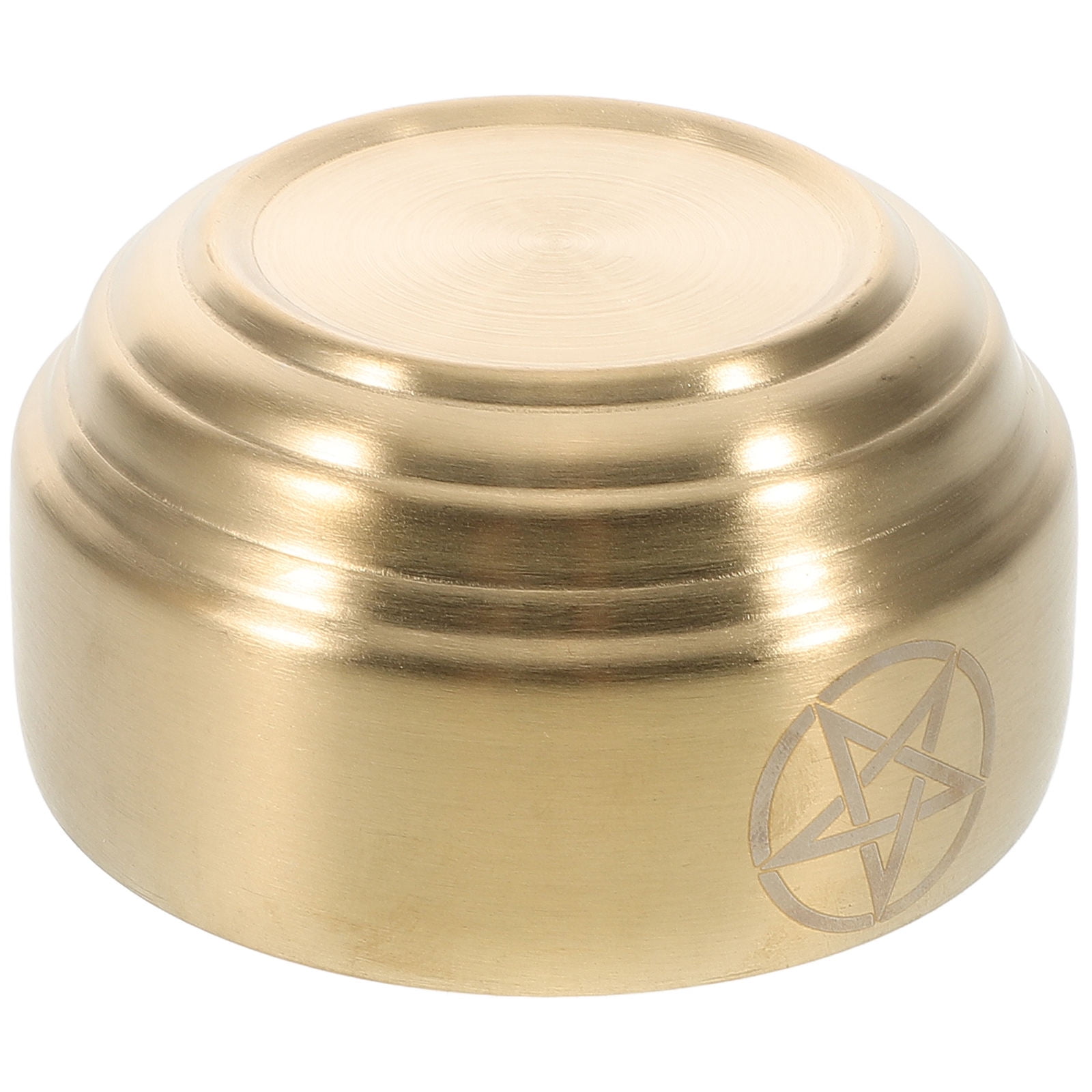HORIALENCE 1Pack Gold Serving Bowls Golden Treasure Basin Pentagram ...