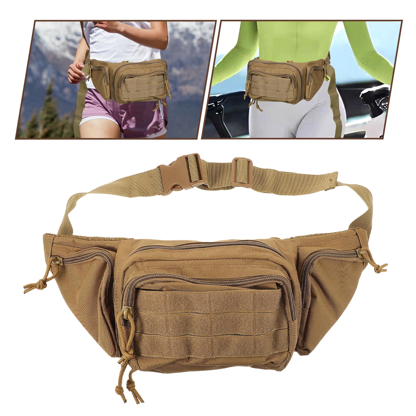HORIALENCE 1Pcs Square Waist Bag for Men Multifunctional Hiking Gear 17 ...