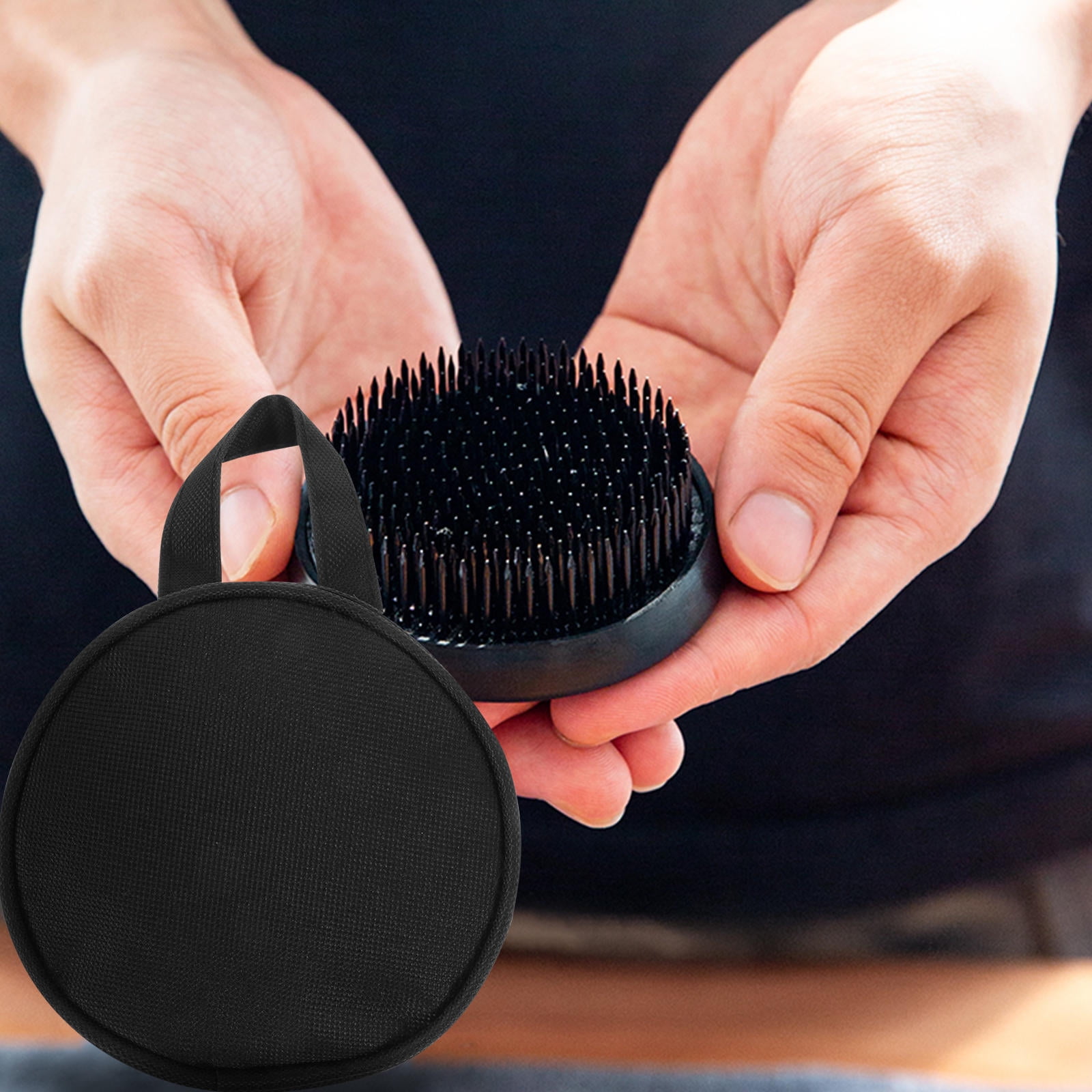 HORIALENCE 1Set Black Square Cloth Flower Holding Base Bag With ...