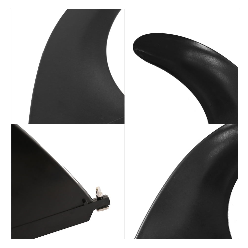 HORIALENCE 1Set Inflatable Surfboard Tail Fin Black Fish Shape For ...