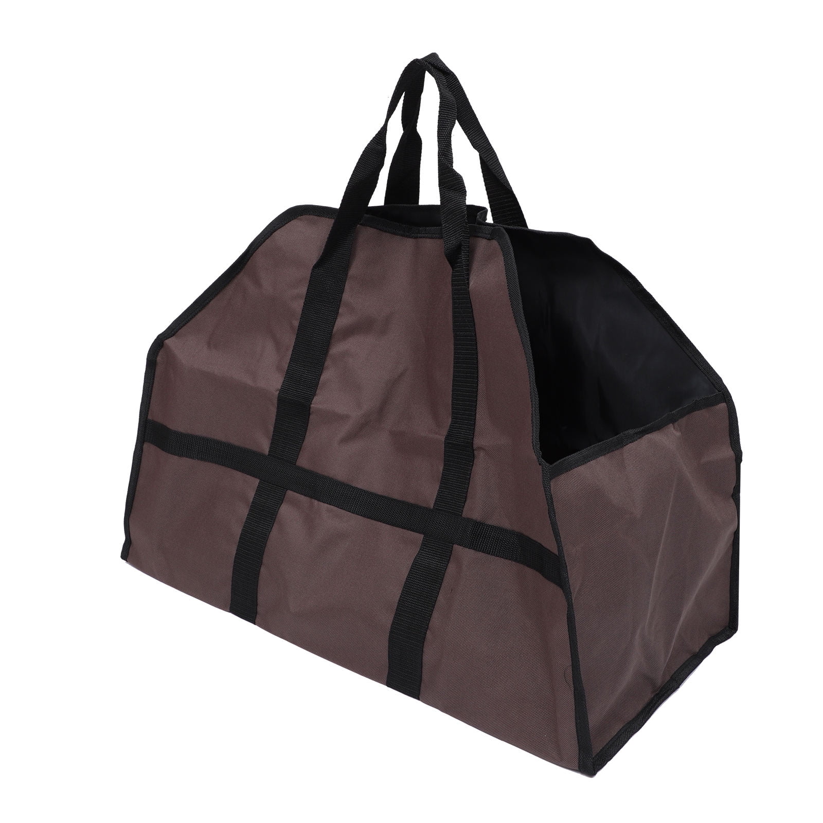 HORIALENCE 1Set Large Fire Wood Bag Rectangular Shape in Dark Khaki for ...