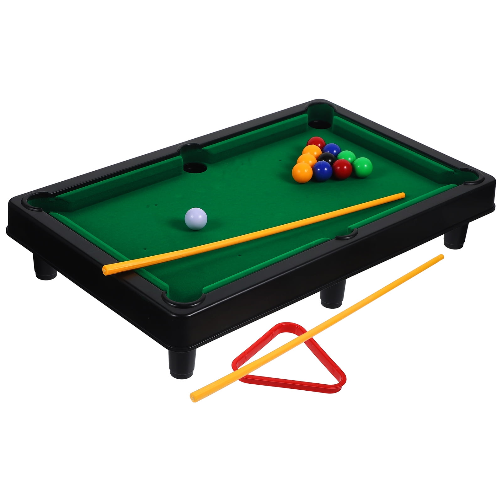 HORIALENCE 1Set Mini Billiard Balls Tabletop Pool Game Assorted Color ...